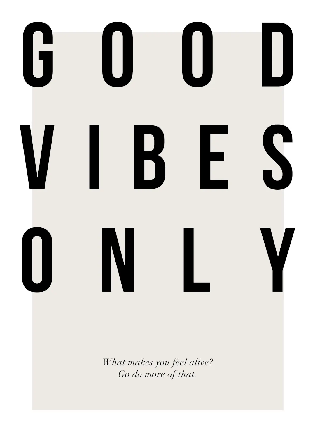 Smiley Vibe Poster – Fröhliches Poster für gute Laune | desenio.de