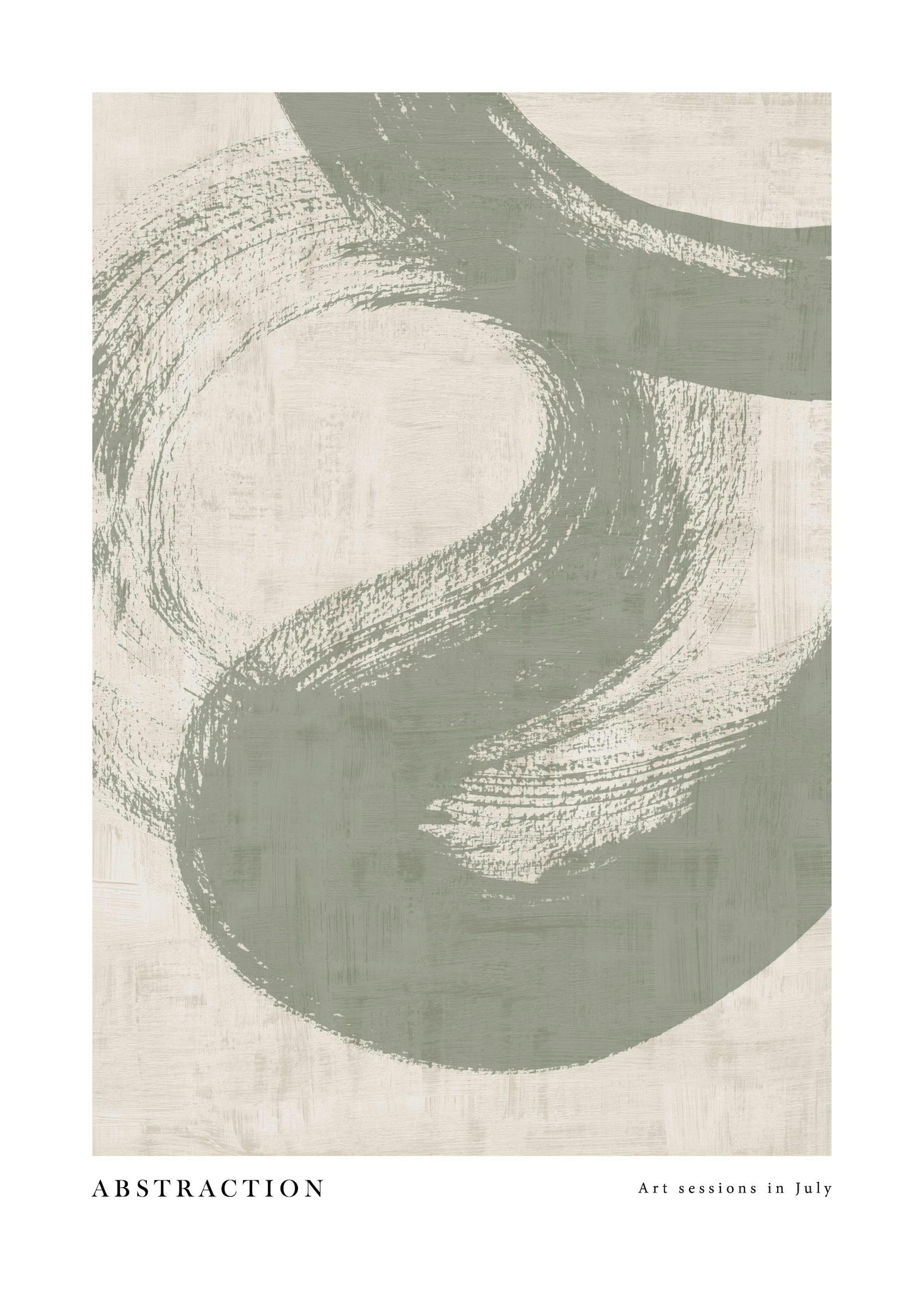 Affiche Pressed Leaves – Art botanique vert doux vintage | desenio.fr