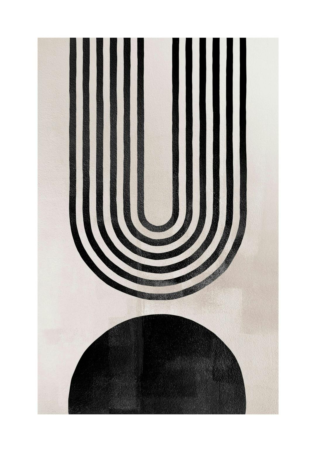 Creamy Shapes Gallery Wall – Stylish Print & Poster Set | Desenio