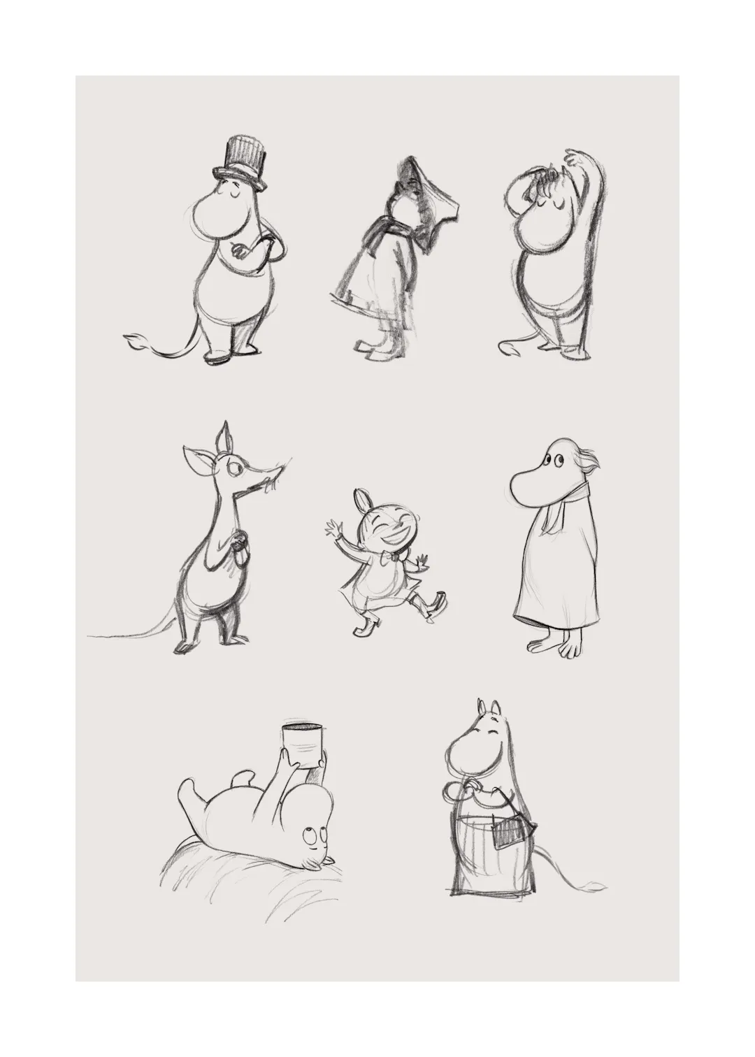 Moomin posters | Illustrations of Moominvalley characters - desenio.com.au