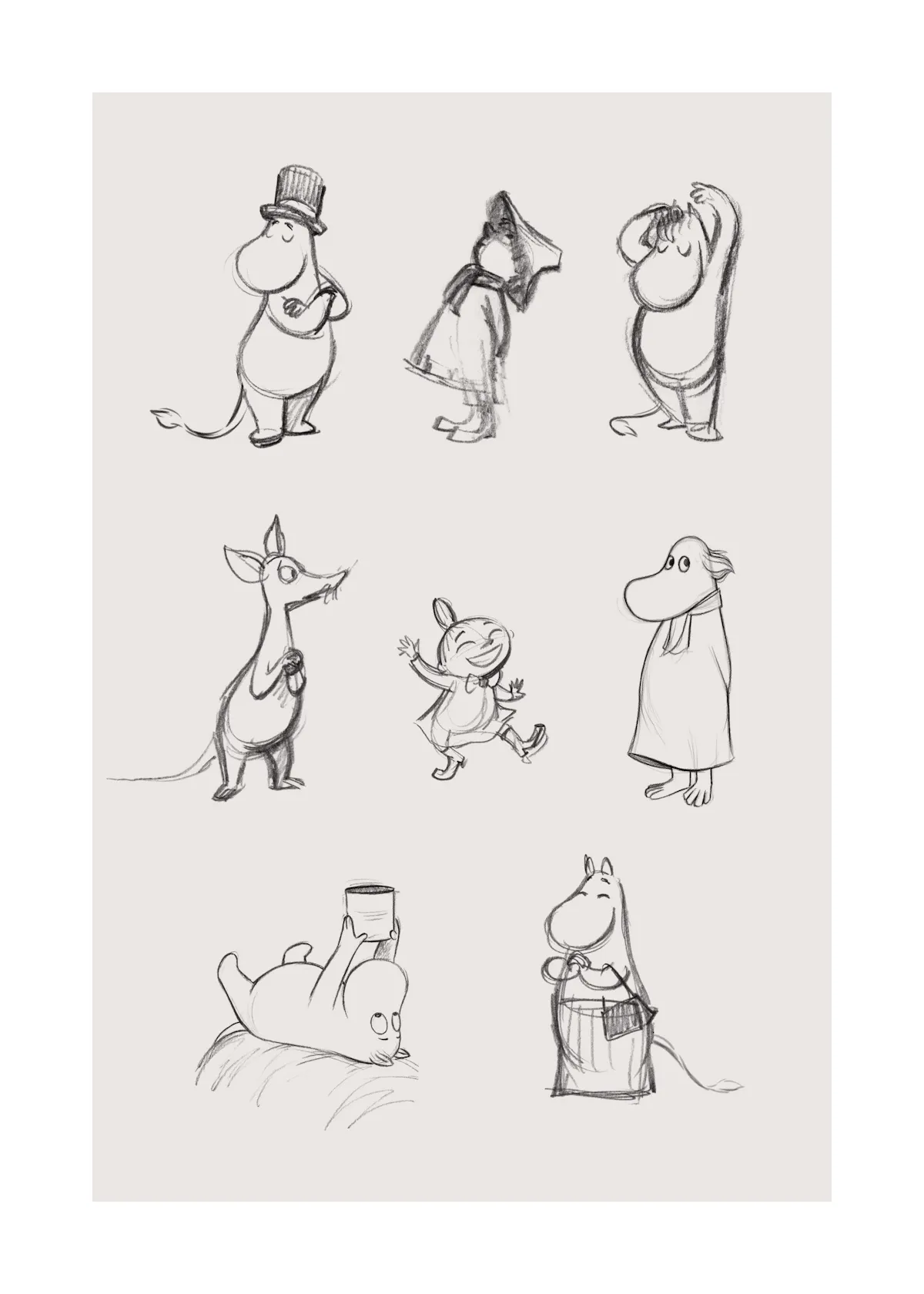 Mumin-posters | Illustrationer av karaktärer från Mumindalen - desenio.se