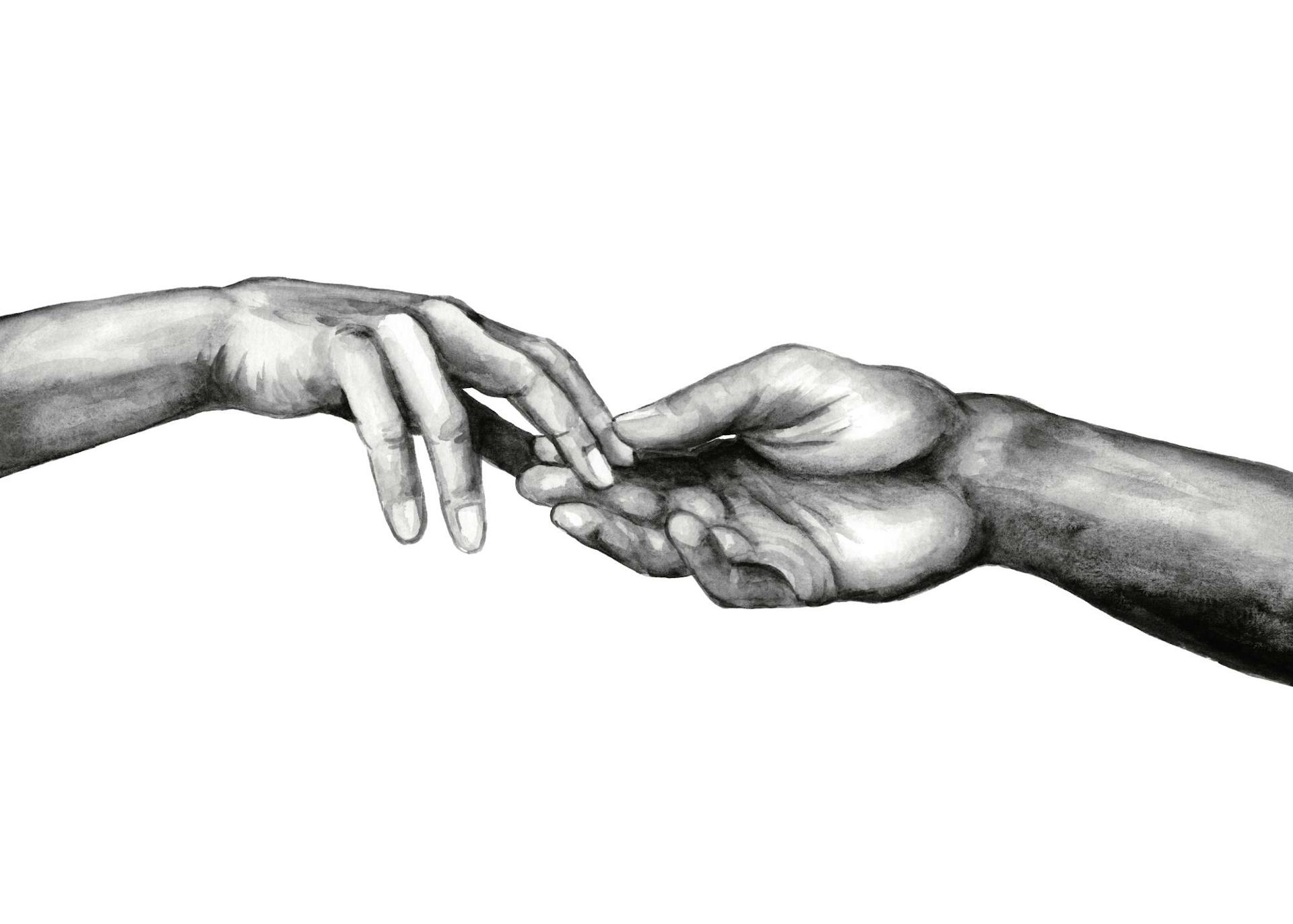 Blindfolded No1 Poster – Skissad konst med mystik | Desenio