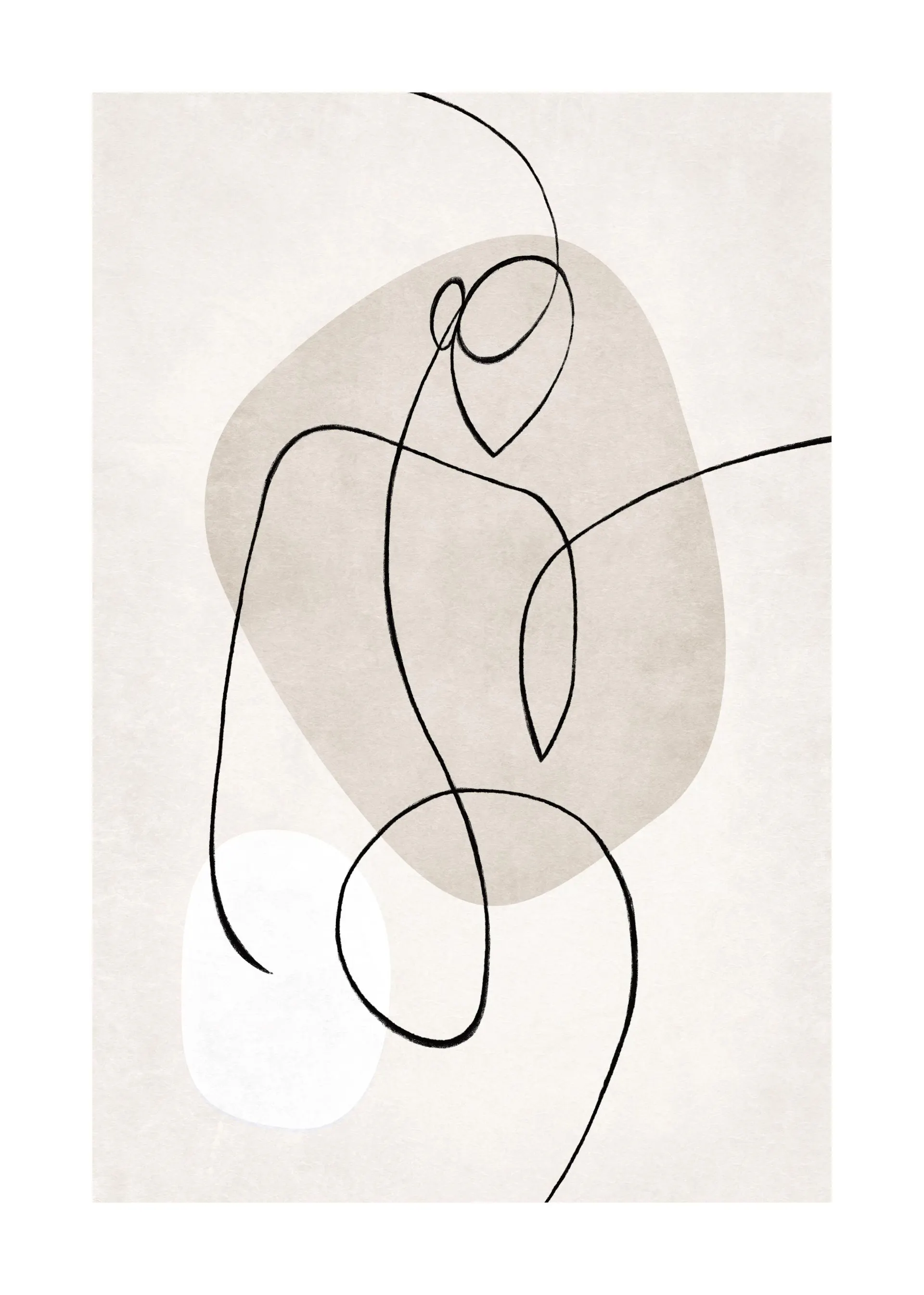 Simple Lines No2 Poster – Line art poster | Desenio.nl