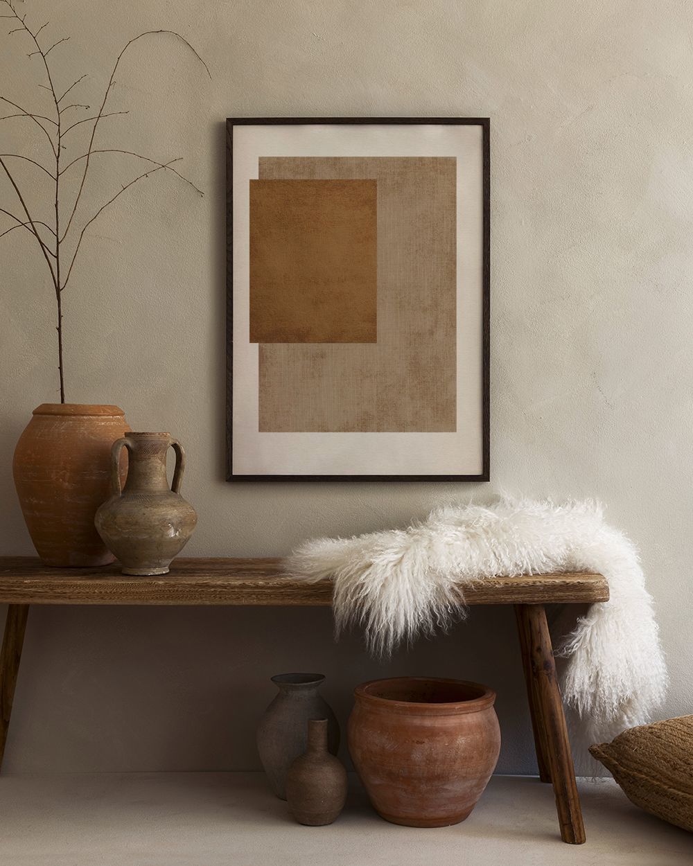 Rustic Geometry No1 Print