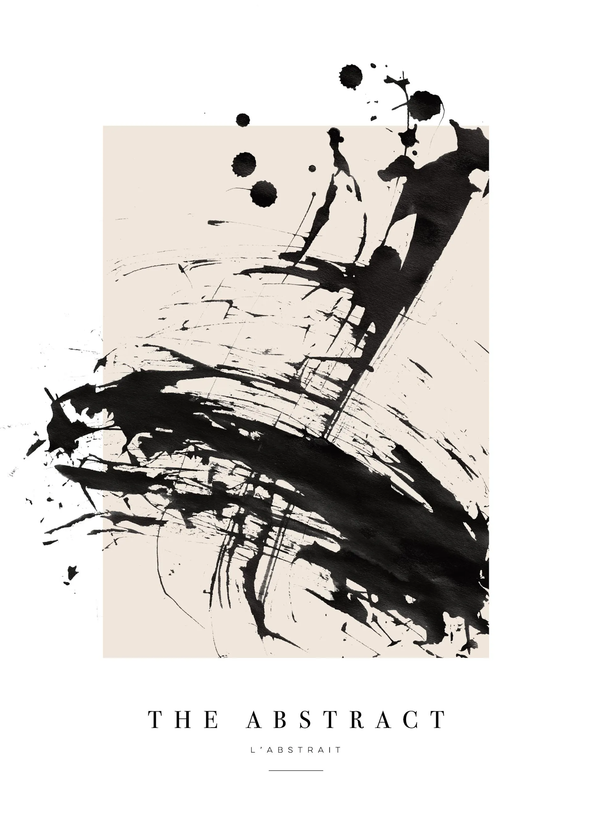 Vibrations Poster - Schwarze Vibrationen - desenio.de