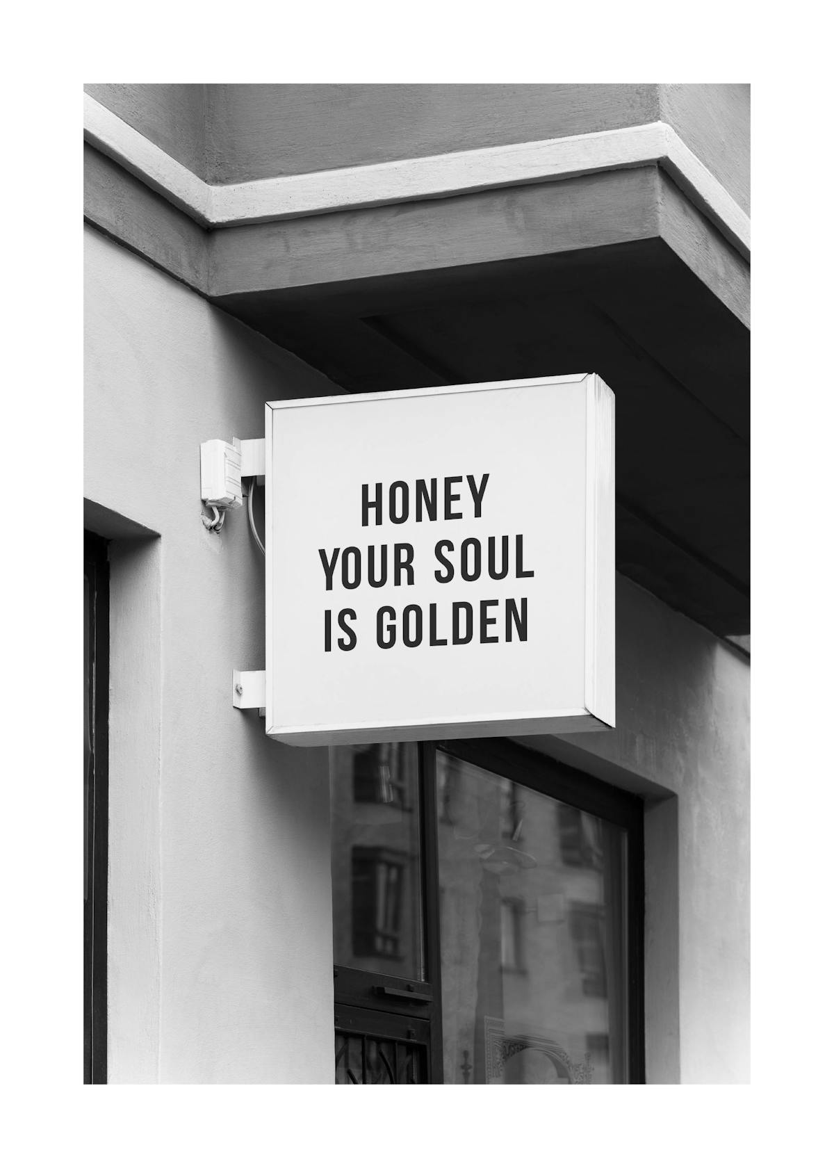 You Look Good Sign Print – Black and White Poster | Desenio