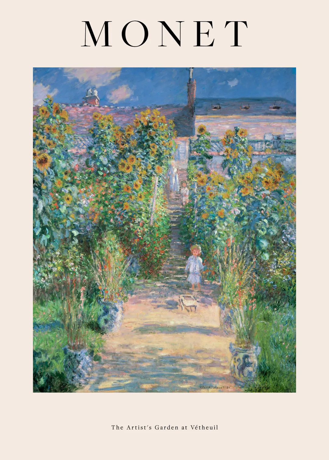 Monet Poster – Étretat Strand en Kliffen | Desenio