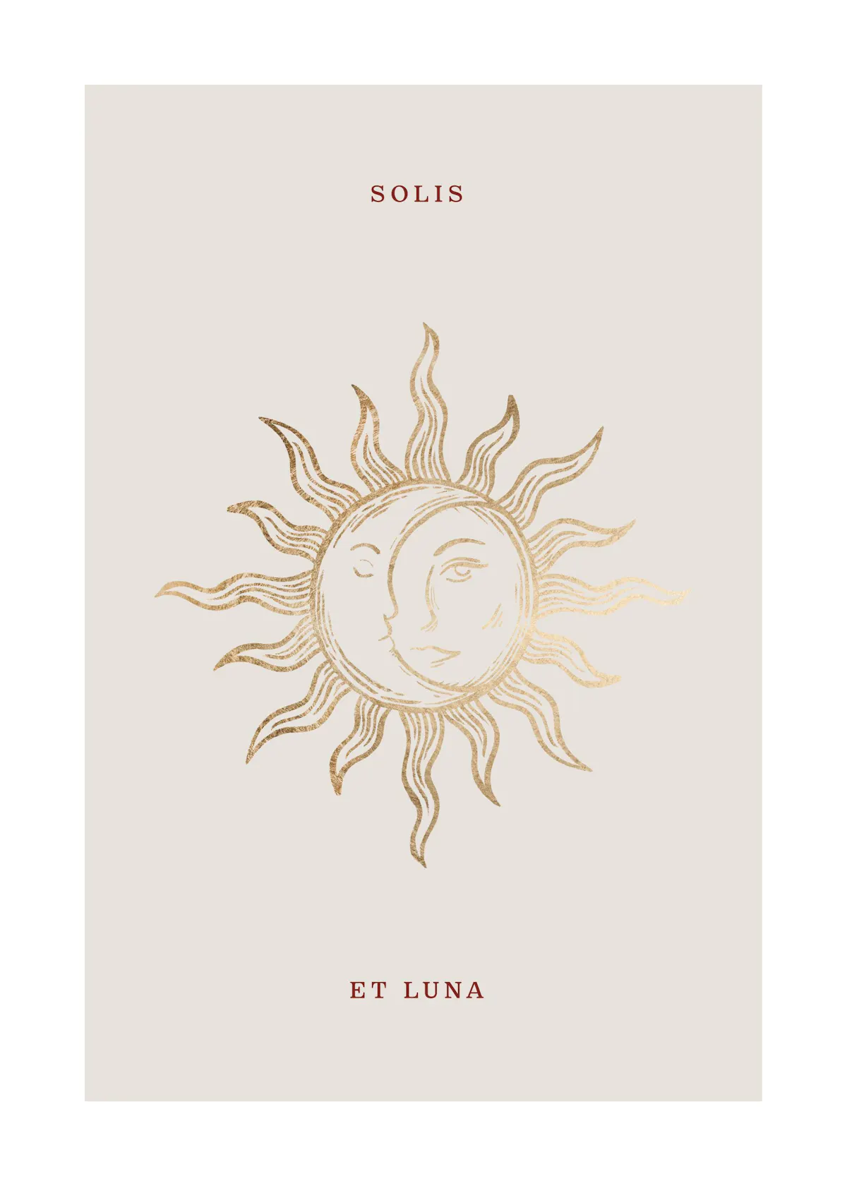 Moon Snake Poster - Serpent symbols - desenio.com.au
