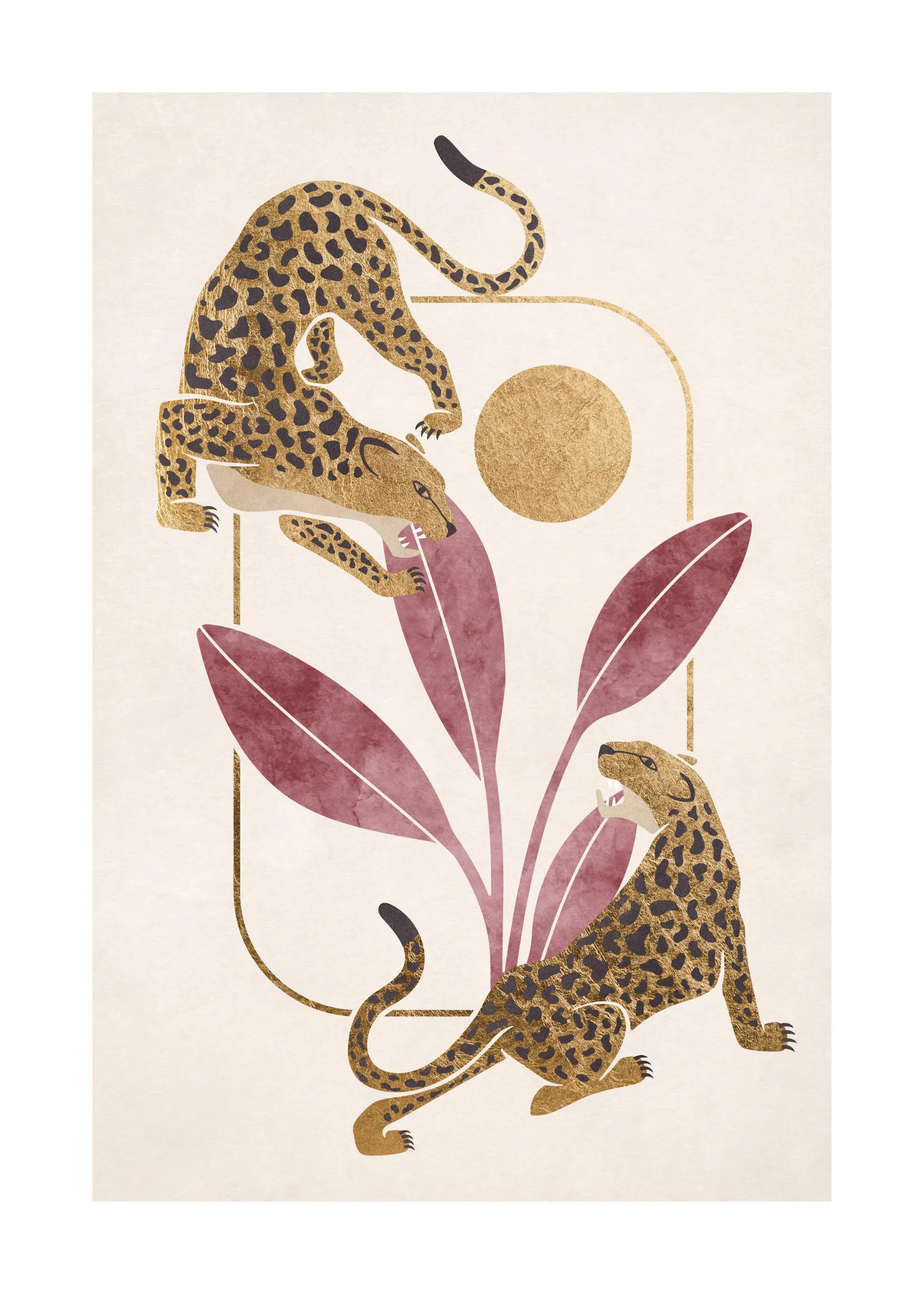 Moon Snake Poster - Serpent symbols - desenio.com.au