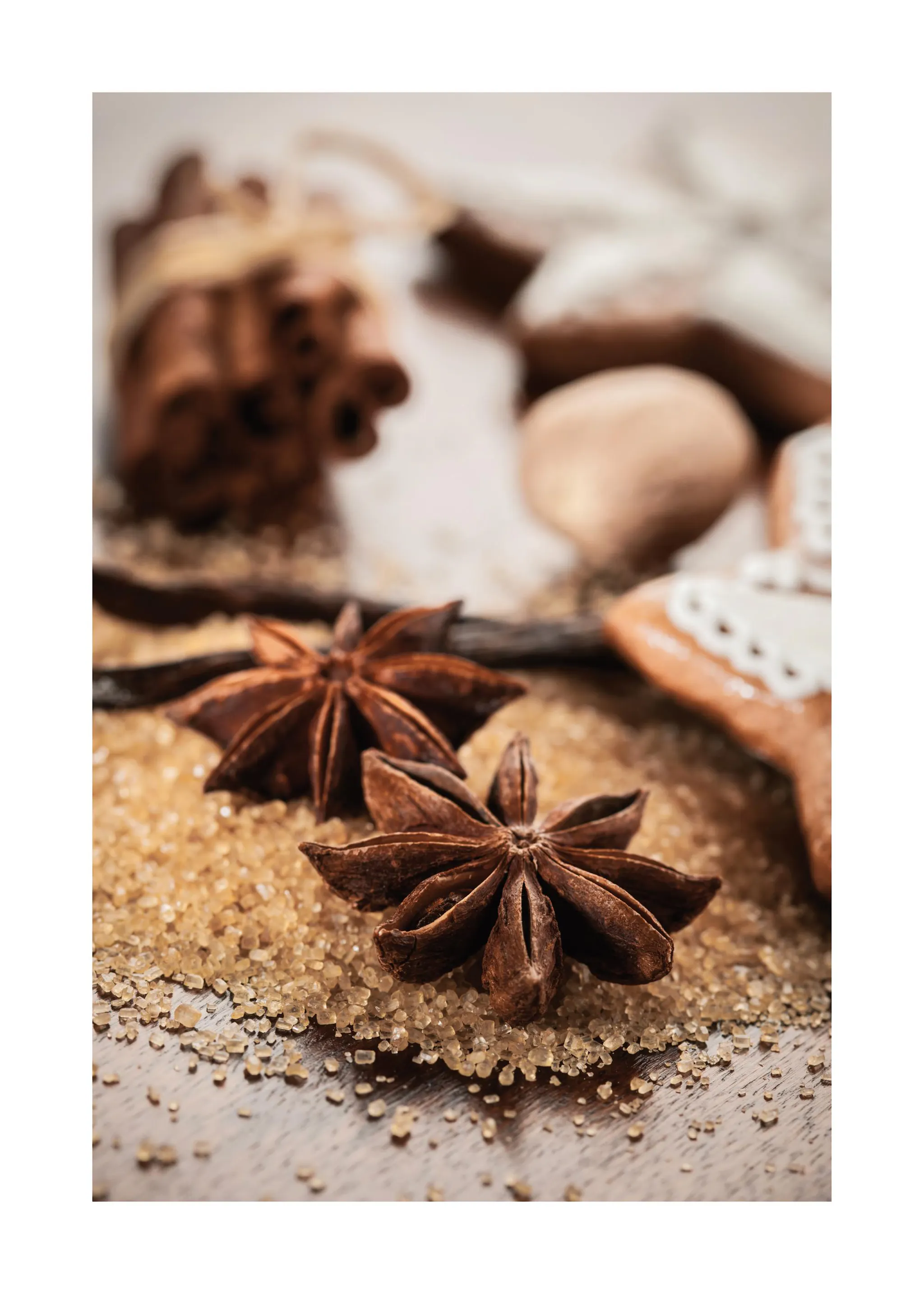 Gingerbread Baking Print – Holiday Kitchen Poster | Desenio