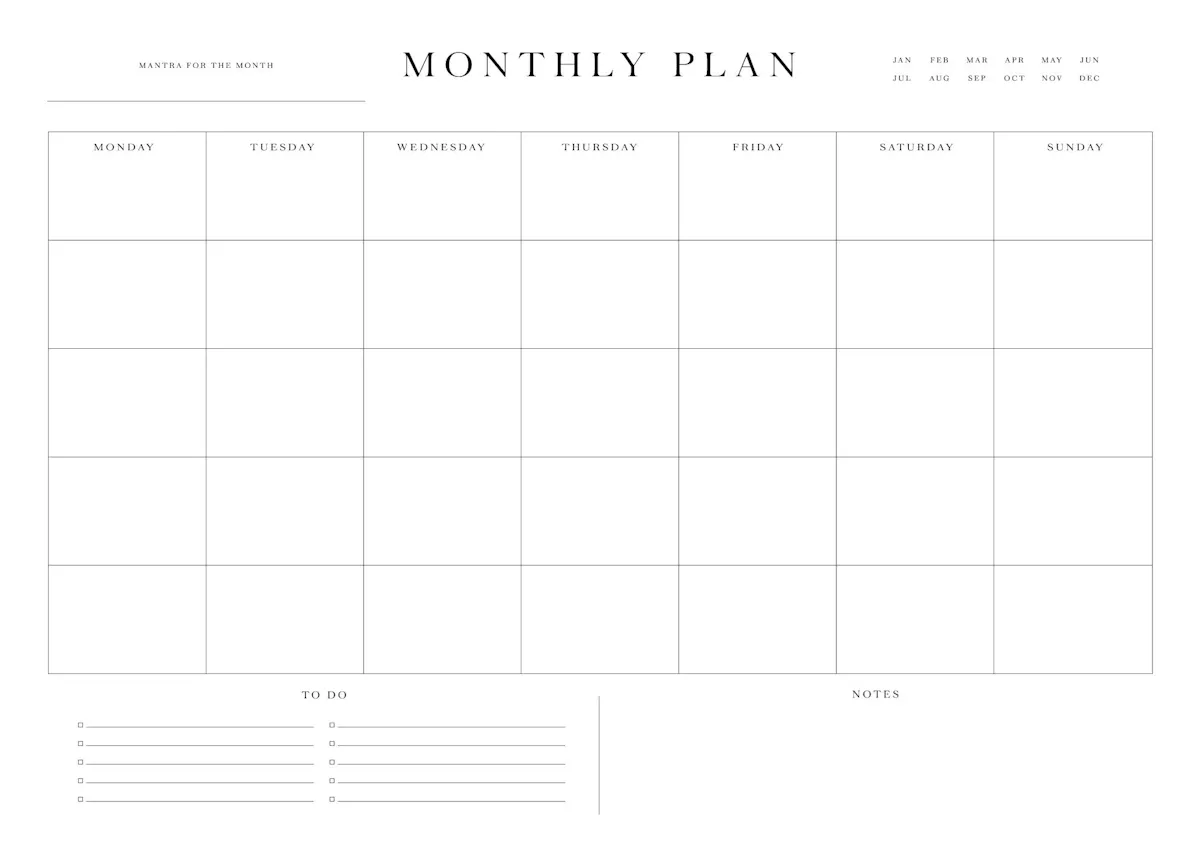 Planner Posters | Creative planner posters – Desenio.co.uk