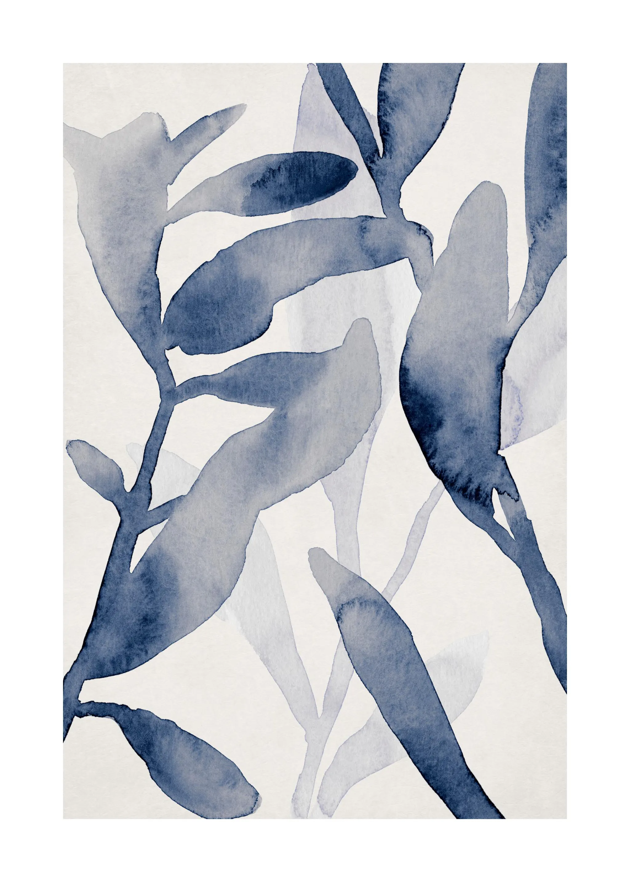 Les Nuances de Bleu Poster – Modern konst | Desenio