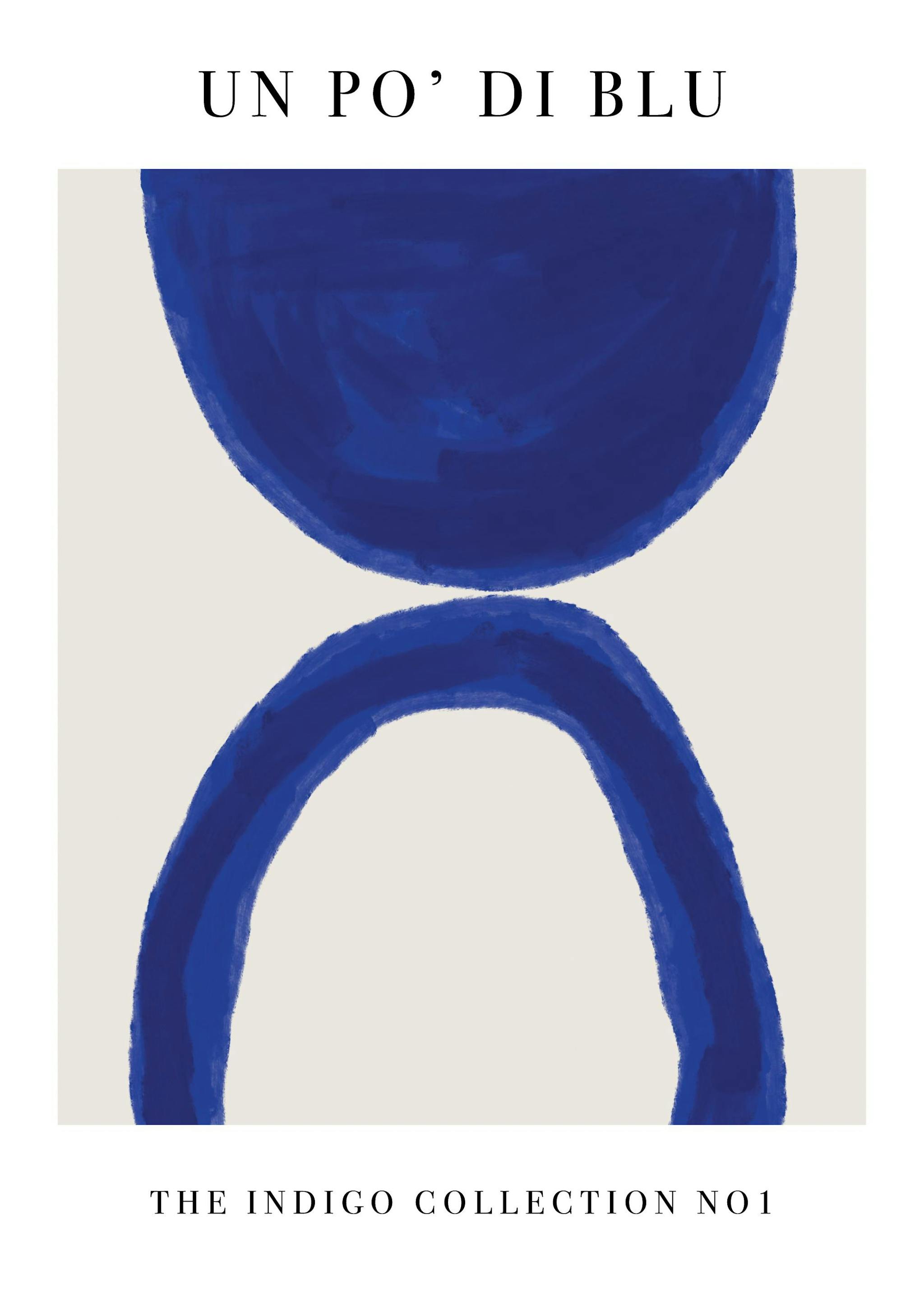 Les Nuances de Bleu Poster – Modernes Poster in Blau | Desenio