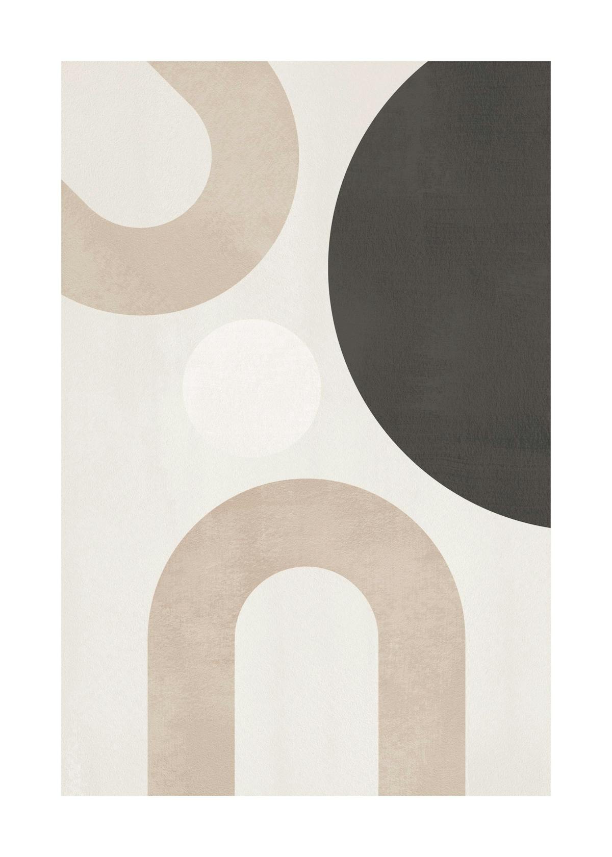 Textured Arches Print – Modern Poster Art | Desenio