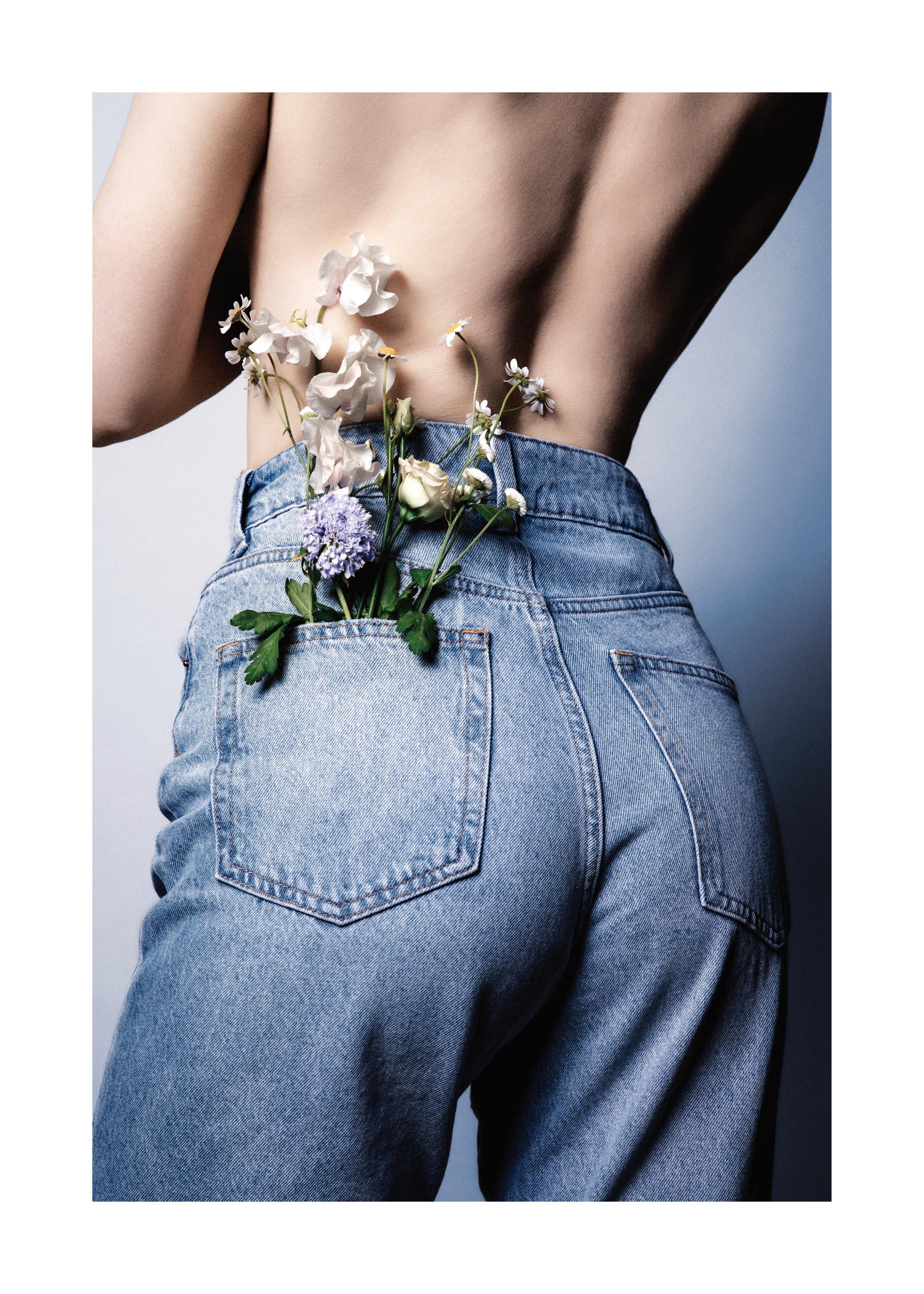 Blue Jeans Print – Modern Photography Poster | Desenio