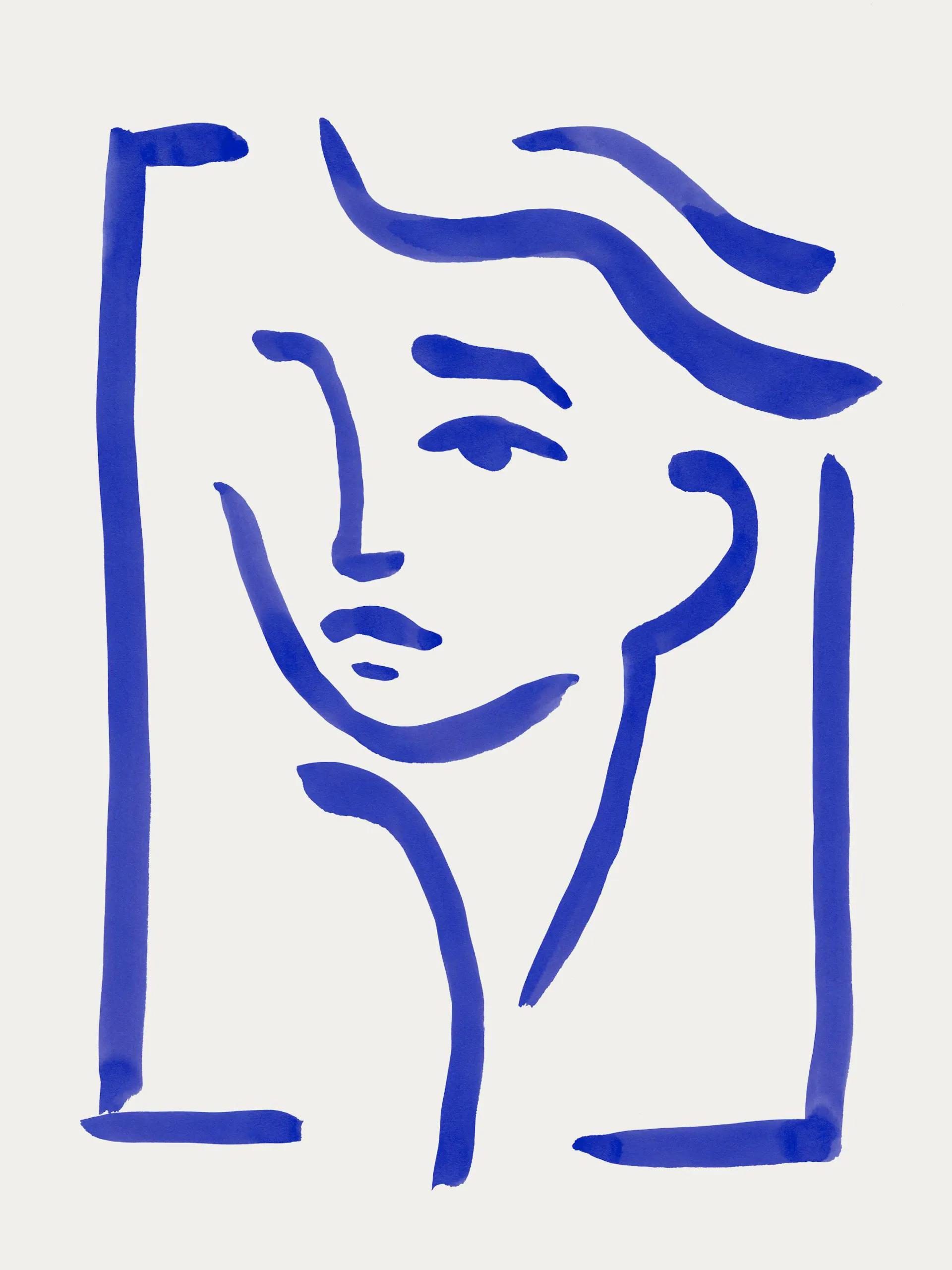 Be Expressive Gallery Wall – Blue Print & Poster Set | Desenio