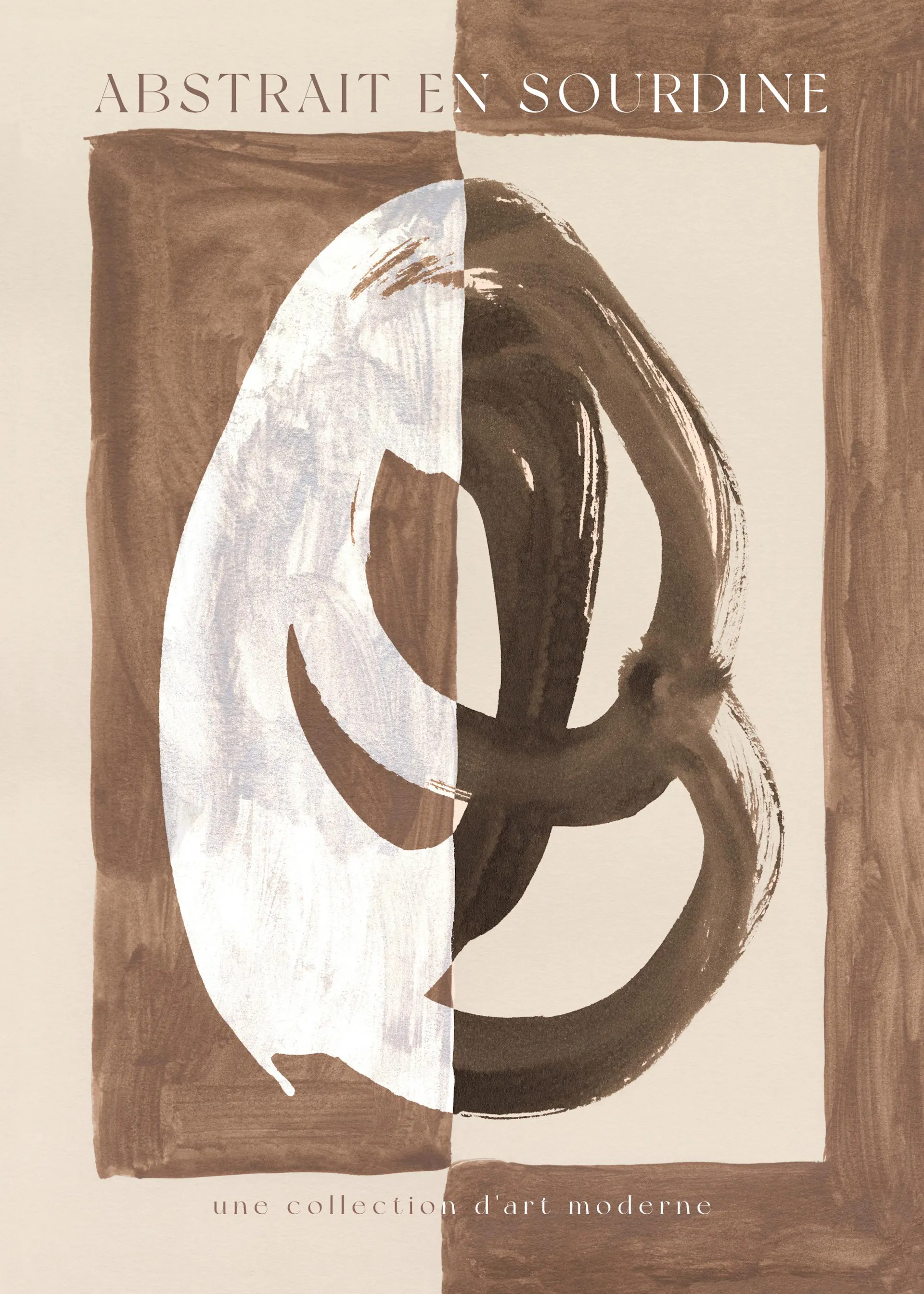 Graphic Cut-Out No2 Poster - Black cut out shape - desenio.com