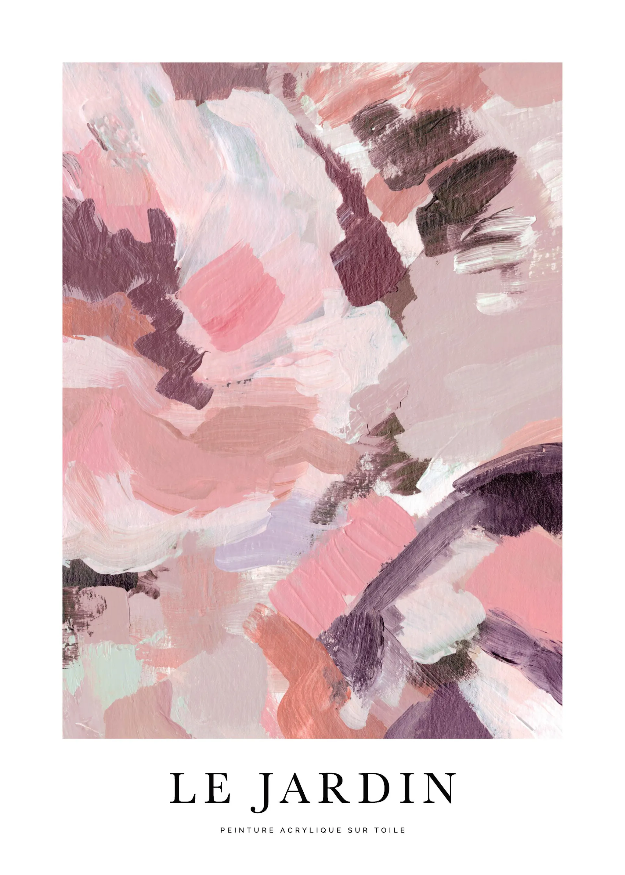 French Landscape No3 Print – Pink Landscape Poster | Desenio