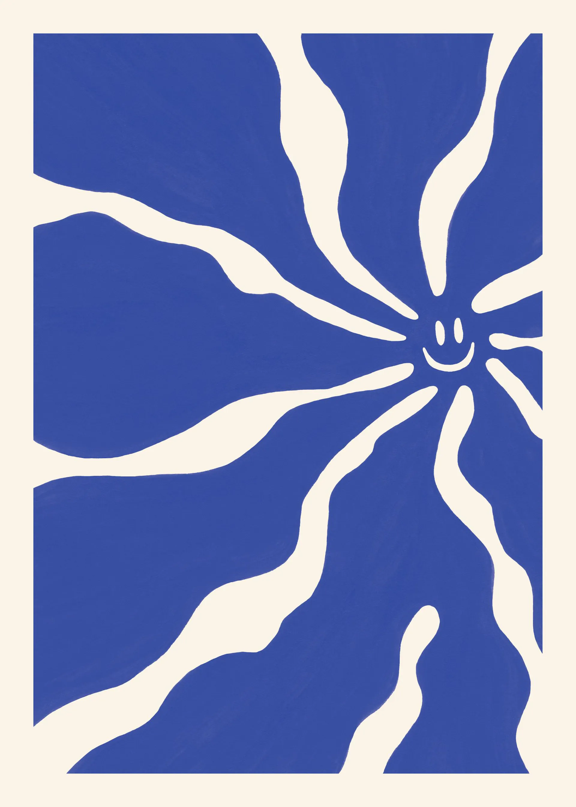 Good Vibes Smiley Plakat – Sjov og Moderne Kunst | Desenio
