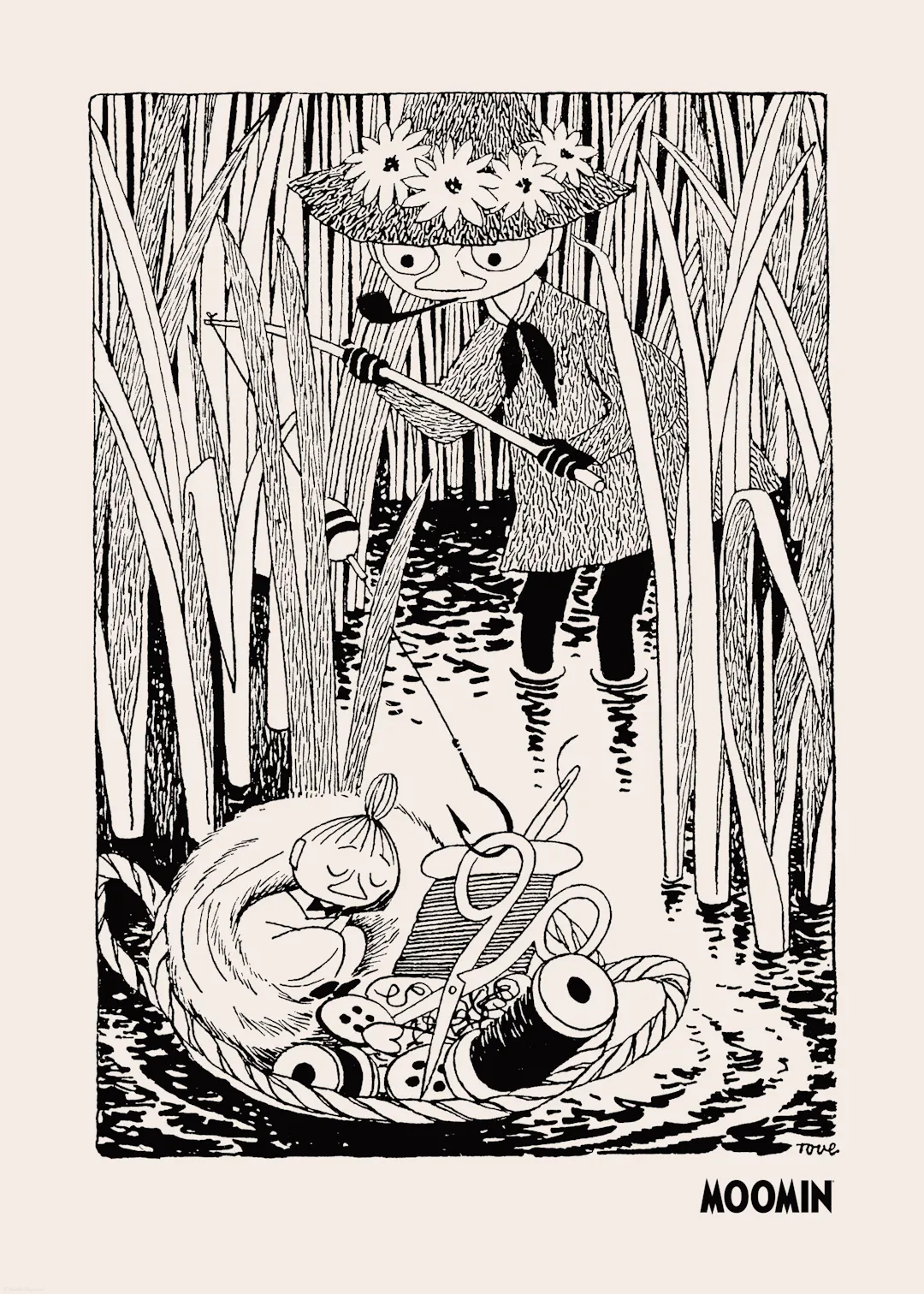 Moomin - The Journey Poster | Moomin Print by Tove Jansson | Desenio