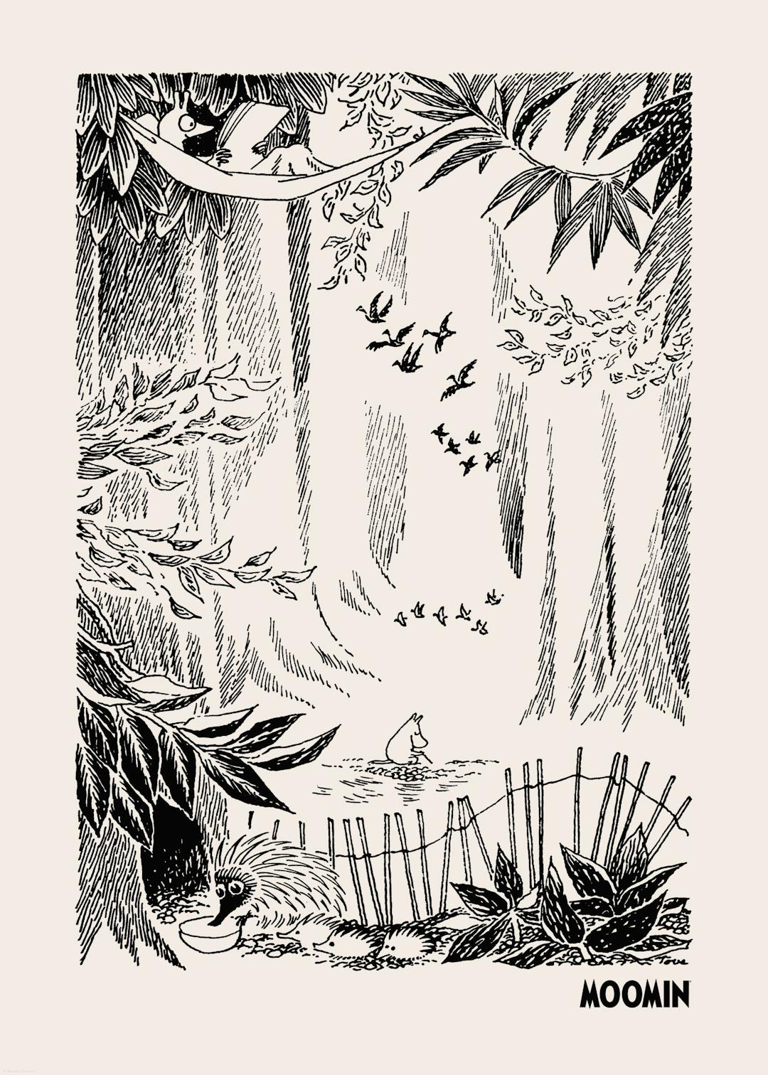 Moomin - The Journey Poster | Moomin Print by Tove Jansson | Desenio