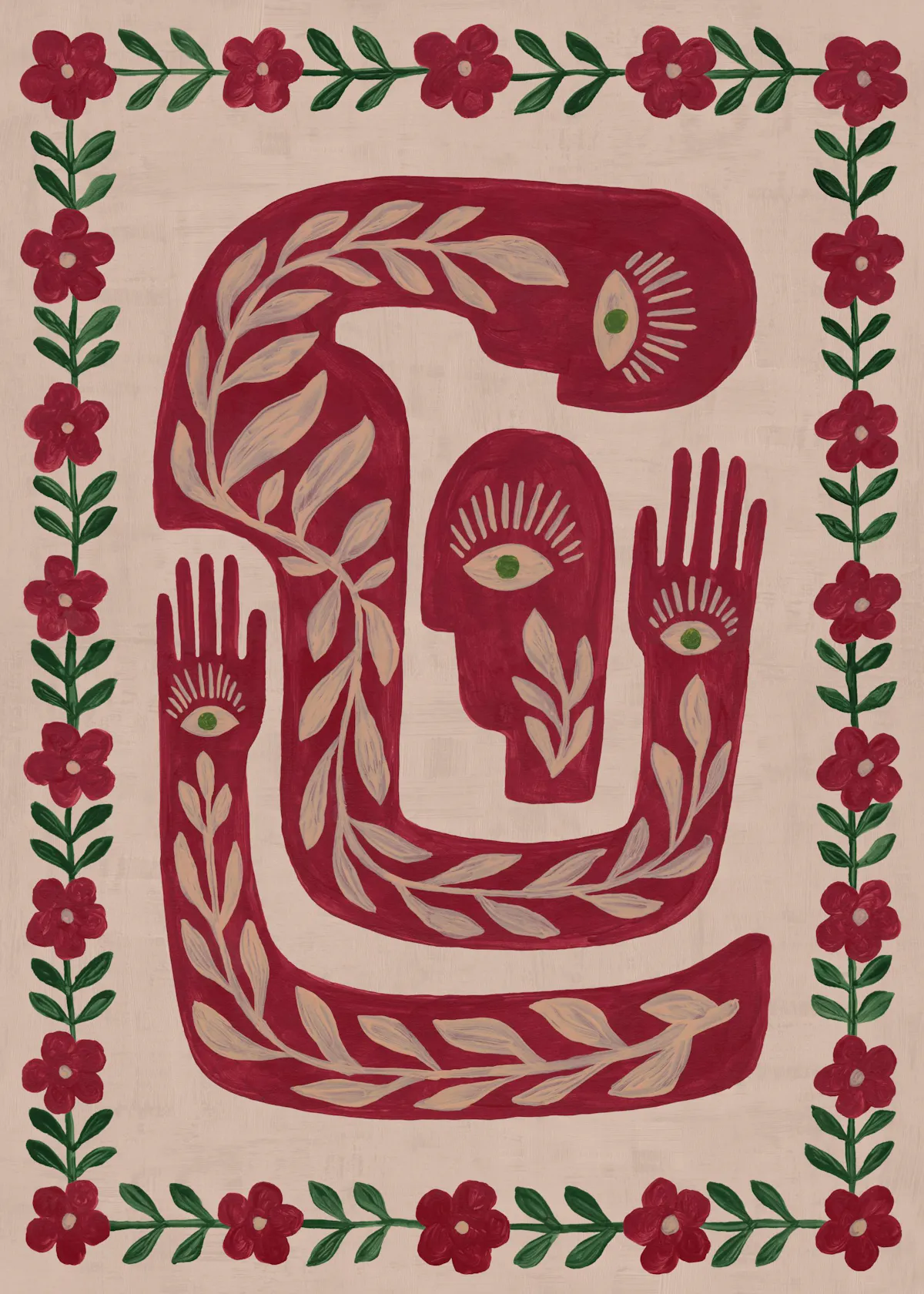 Moon Snake Poster - Serpent symbols - desenio.com.au