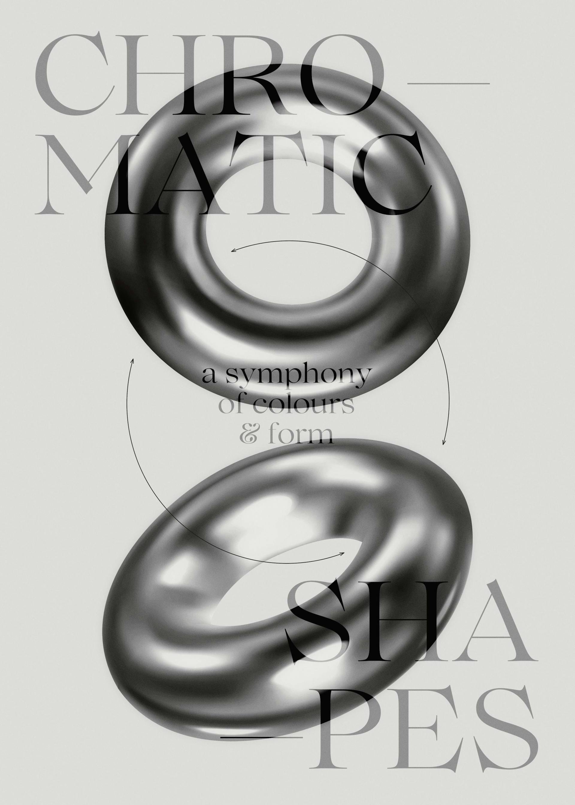 Chroma Print – Modern Chrome Art Print Poster | Desenio