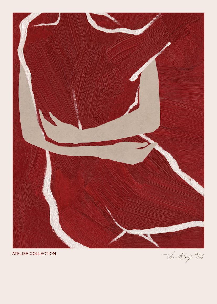 Sweetheart Poster – Kleurrijke abstracte gezichten | Desenio