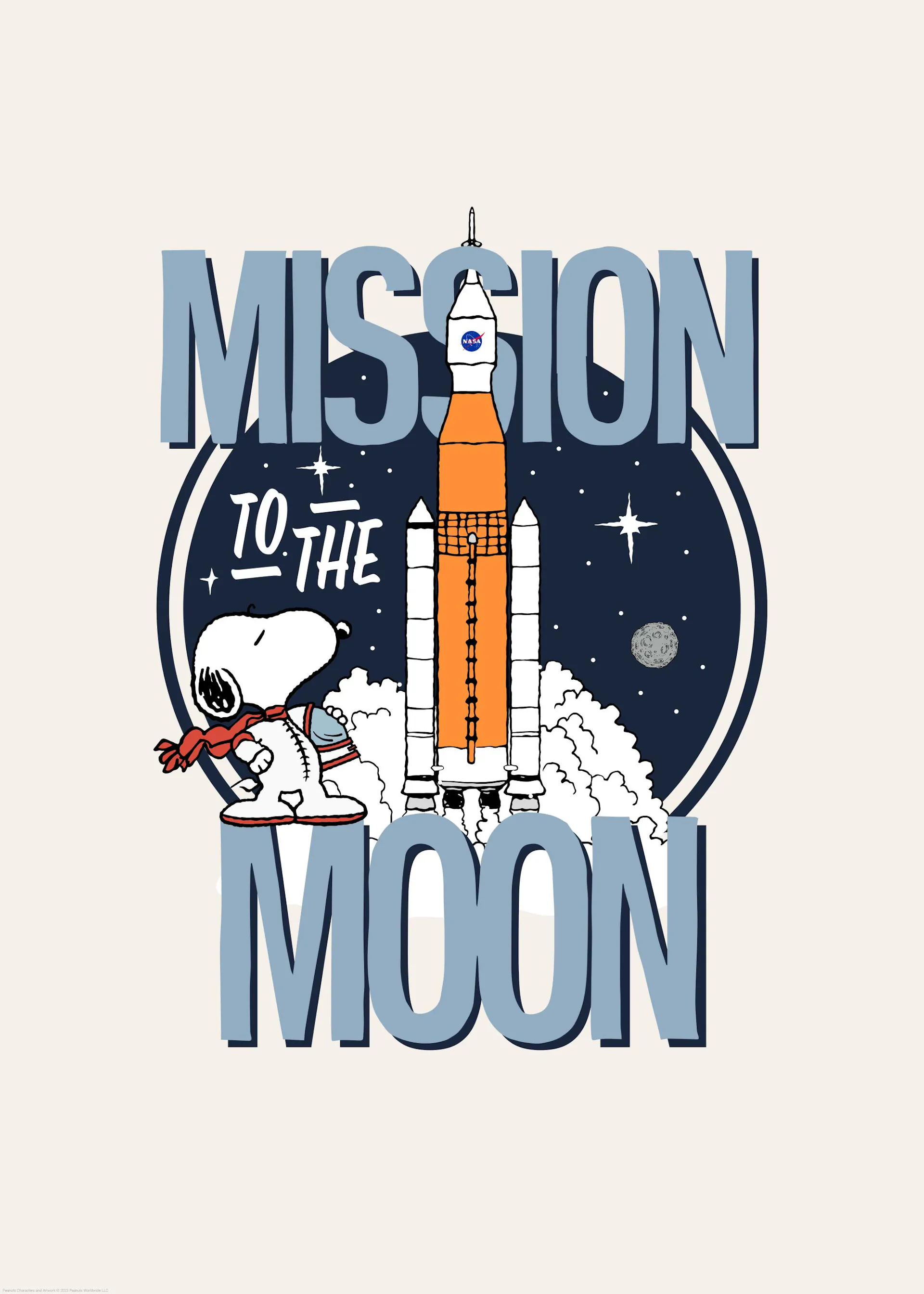 Snoopy The Astronaut Print