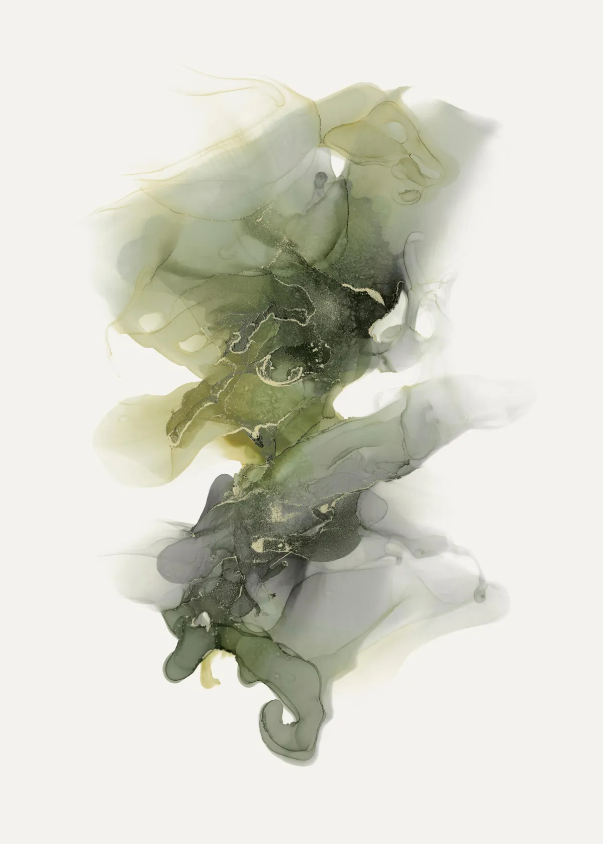 Neutral Watercolor No2 Poster - Beige acquerello - desenio.it
