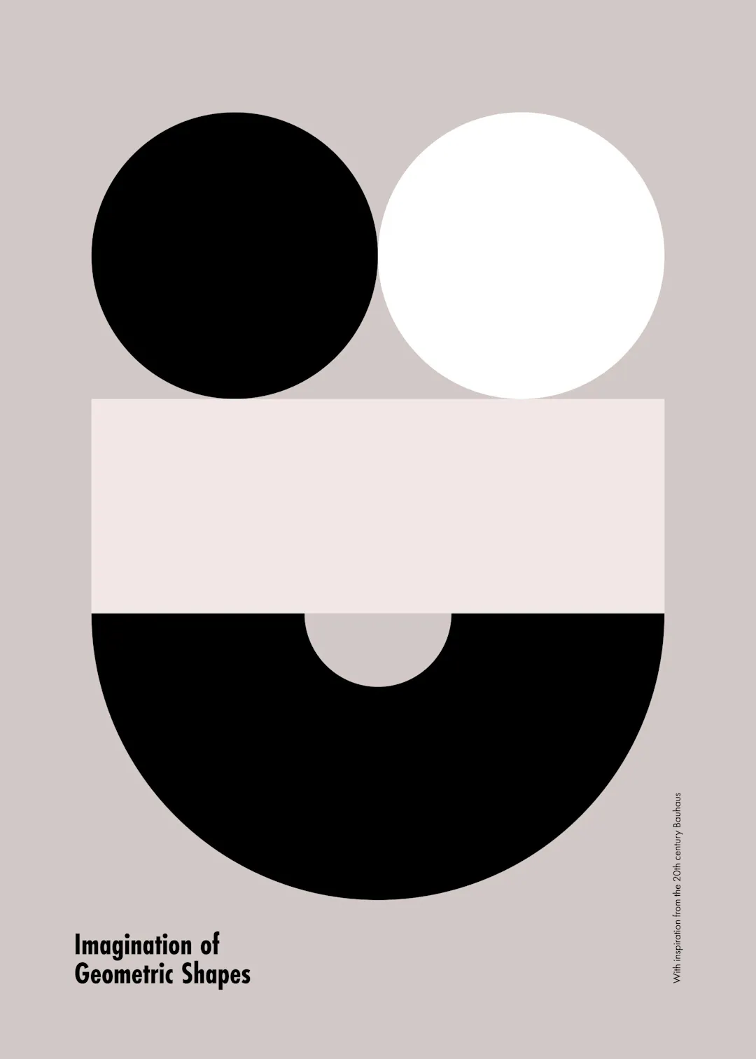 Bauhaus Classic Shapes Print – Modern Geometric Poster | Desenio UK