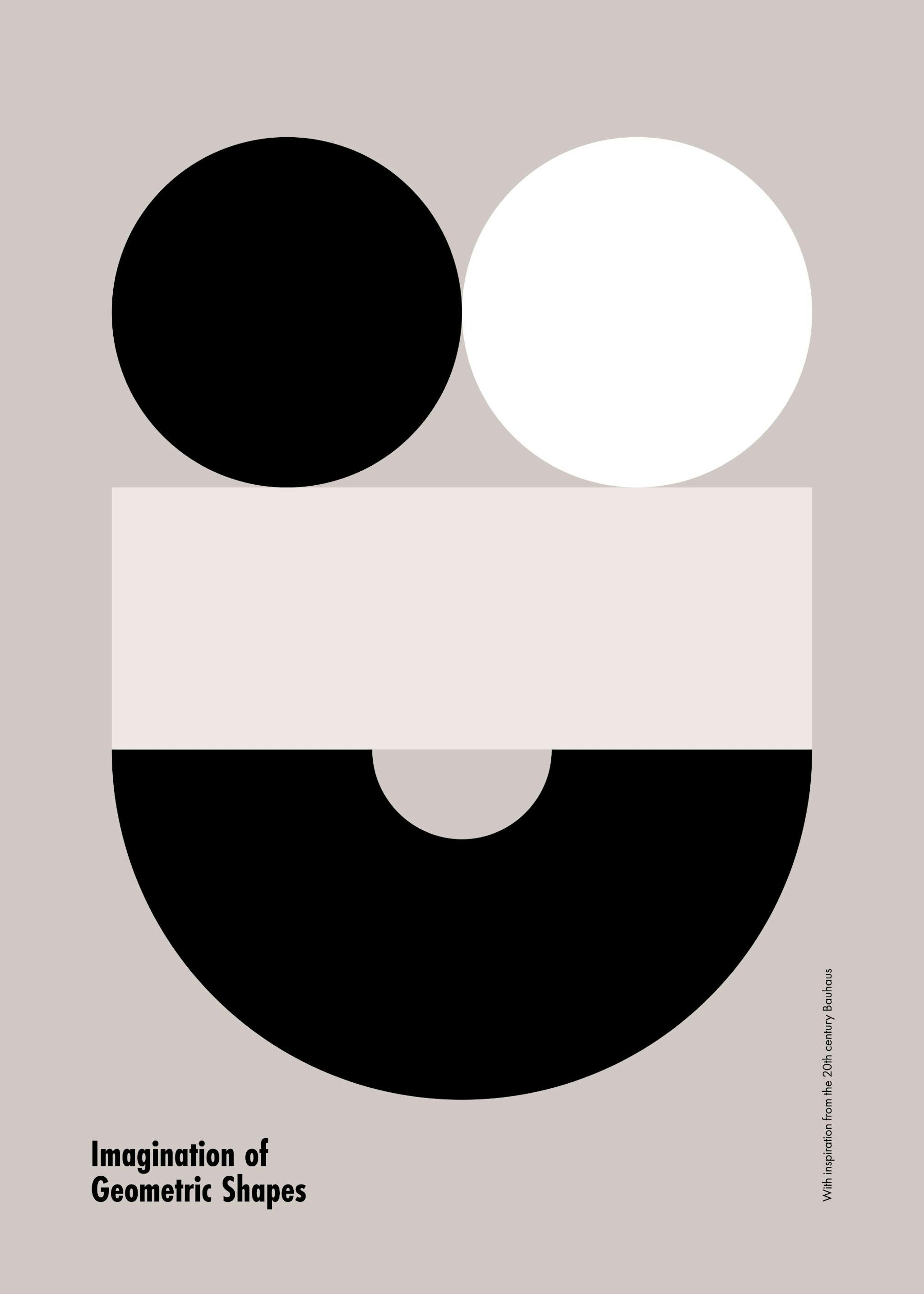 Bauhaus Classic Shapes Print – Modern Geometric Poster | Desenio