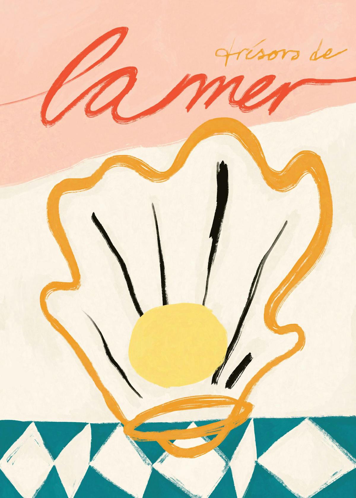 SipCircle - Italy Amalfi Pastel Coast Poster | Desenio CA