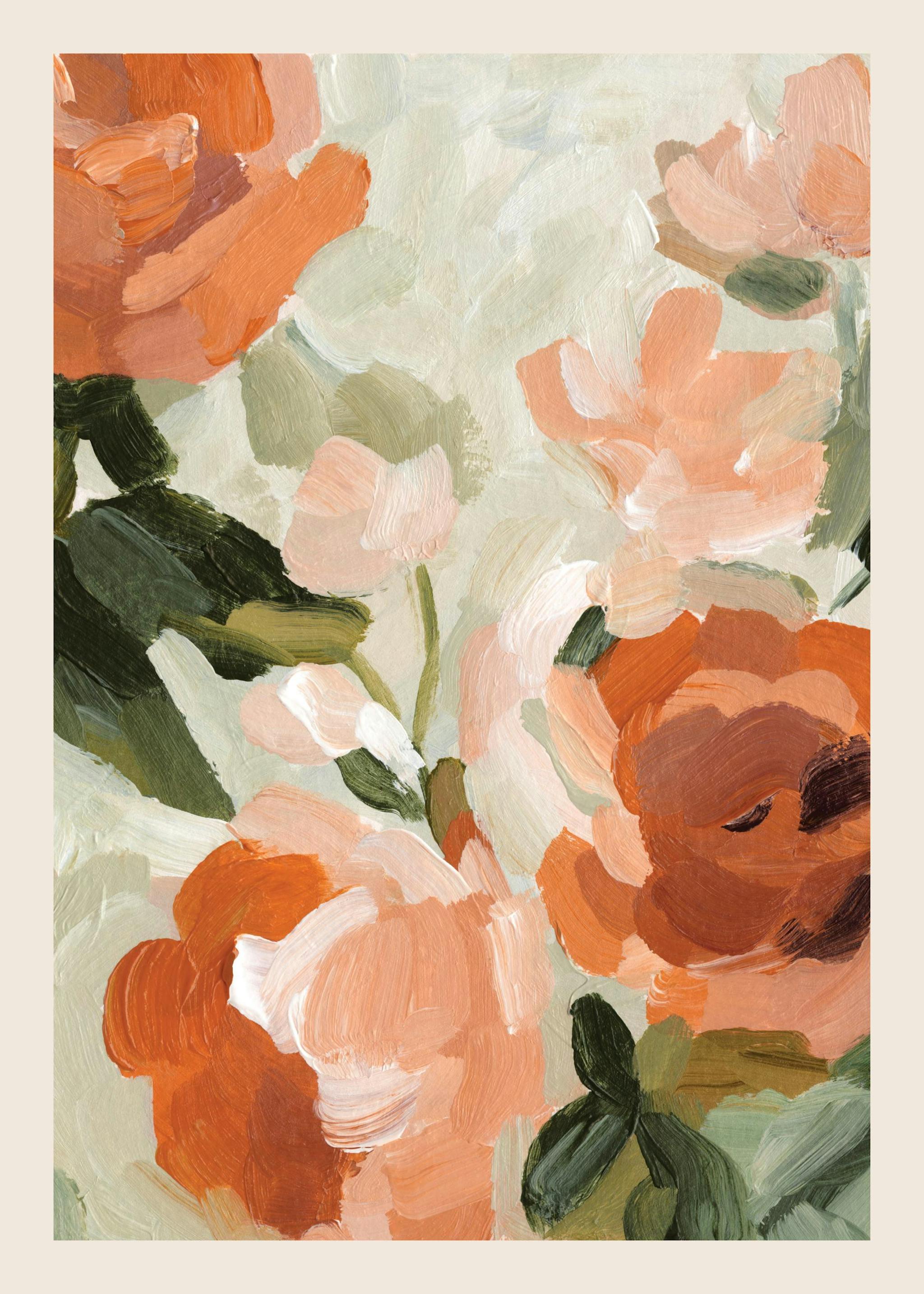 Warm Shapes No2 Poster – Arte Abstrata em Tons de Bege | desenio.pt