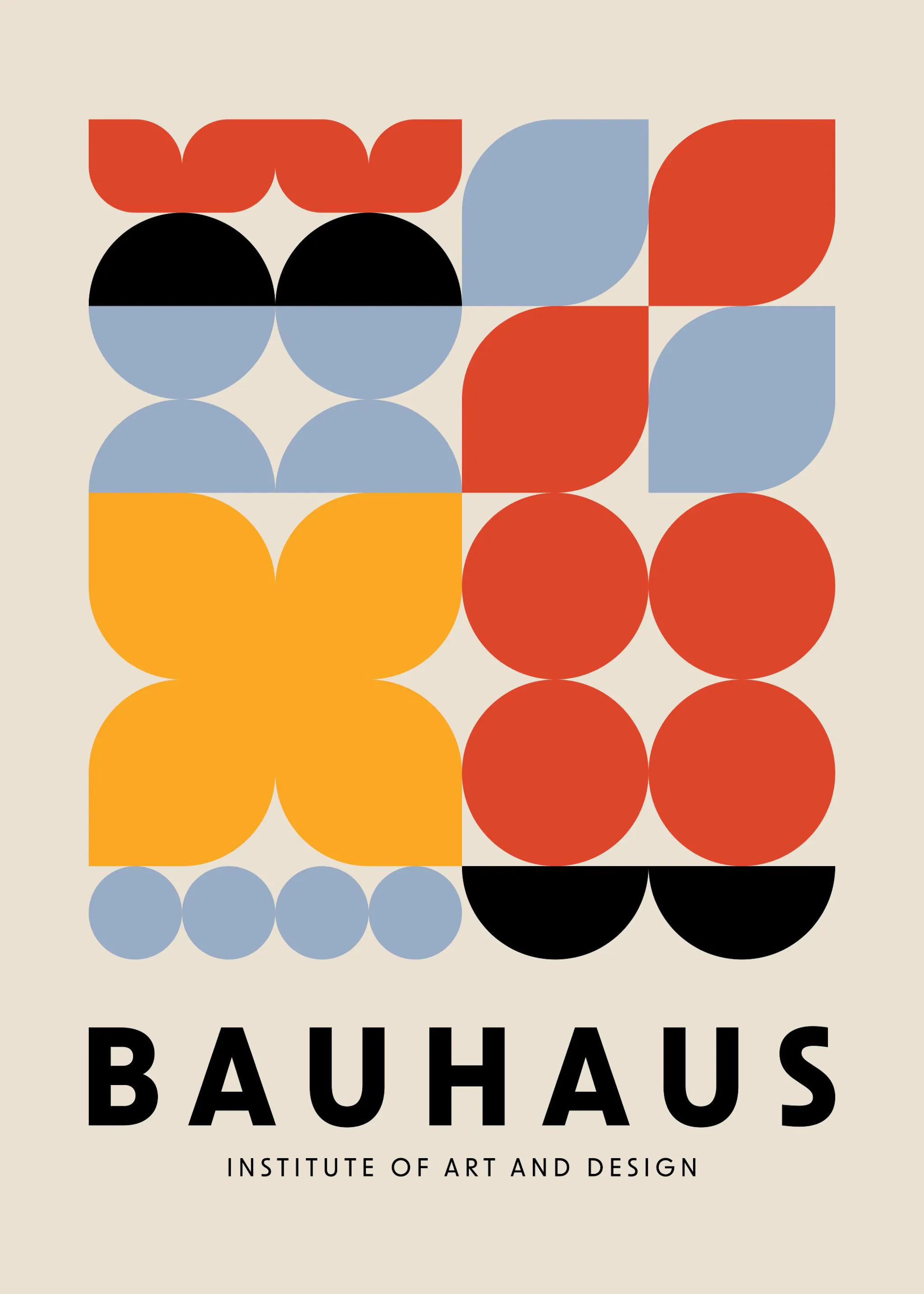 Bauhaus Composition Poster - Grafische Kunstposter | Desenio BE