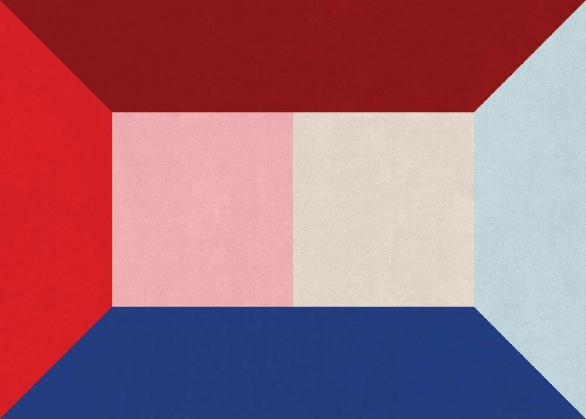 Affiche Blue Levels – Art graphique avec dégradé de bleu | Desenio