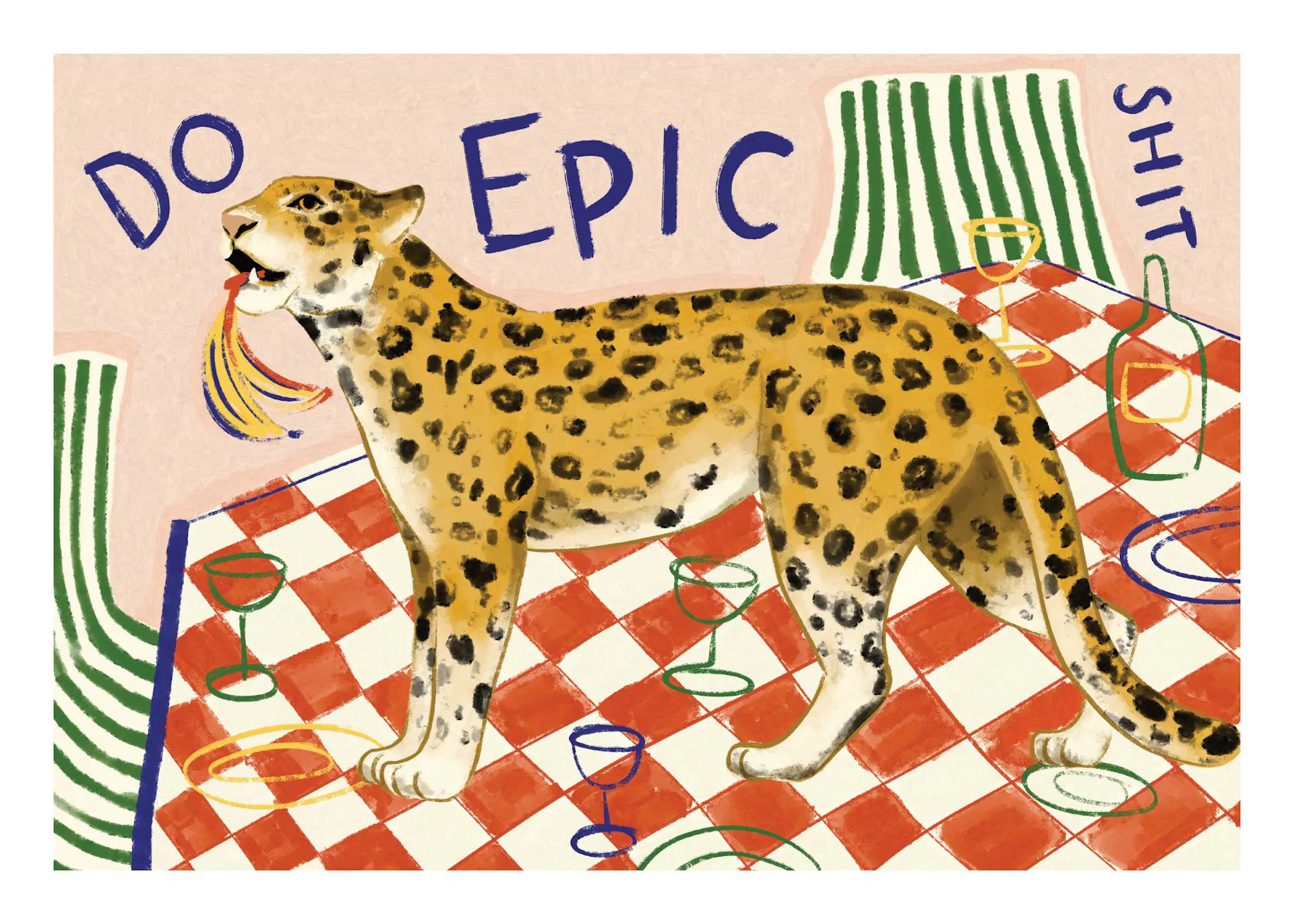 Kate Birch Coffee Print – Retro Poster Art