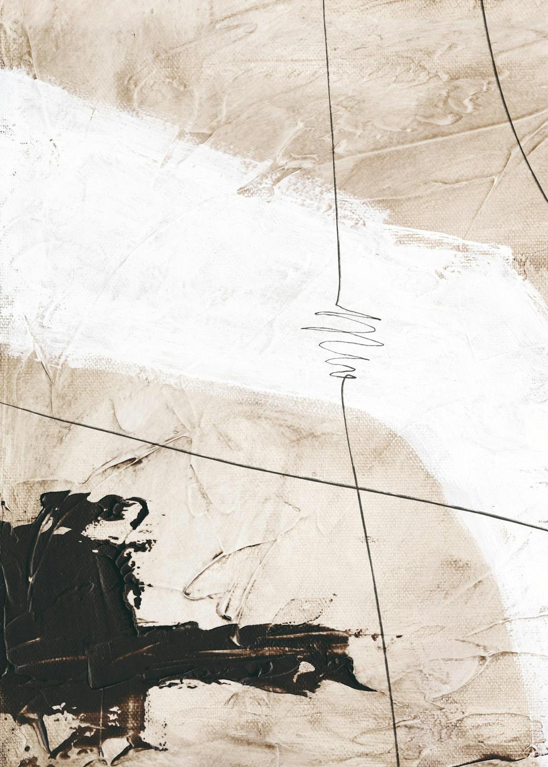 Abstract Balance Poster – Abstrakt konst i jordnära toner | Desenio