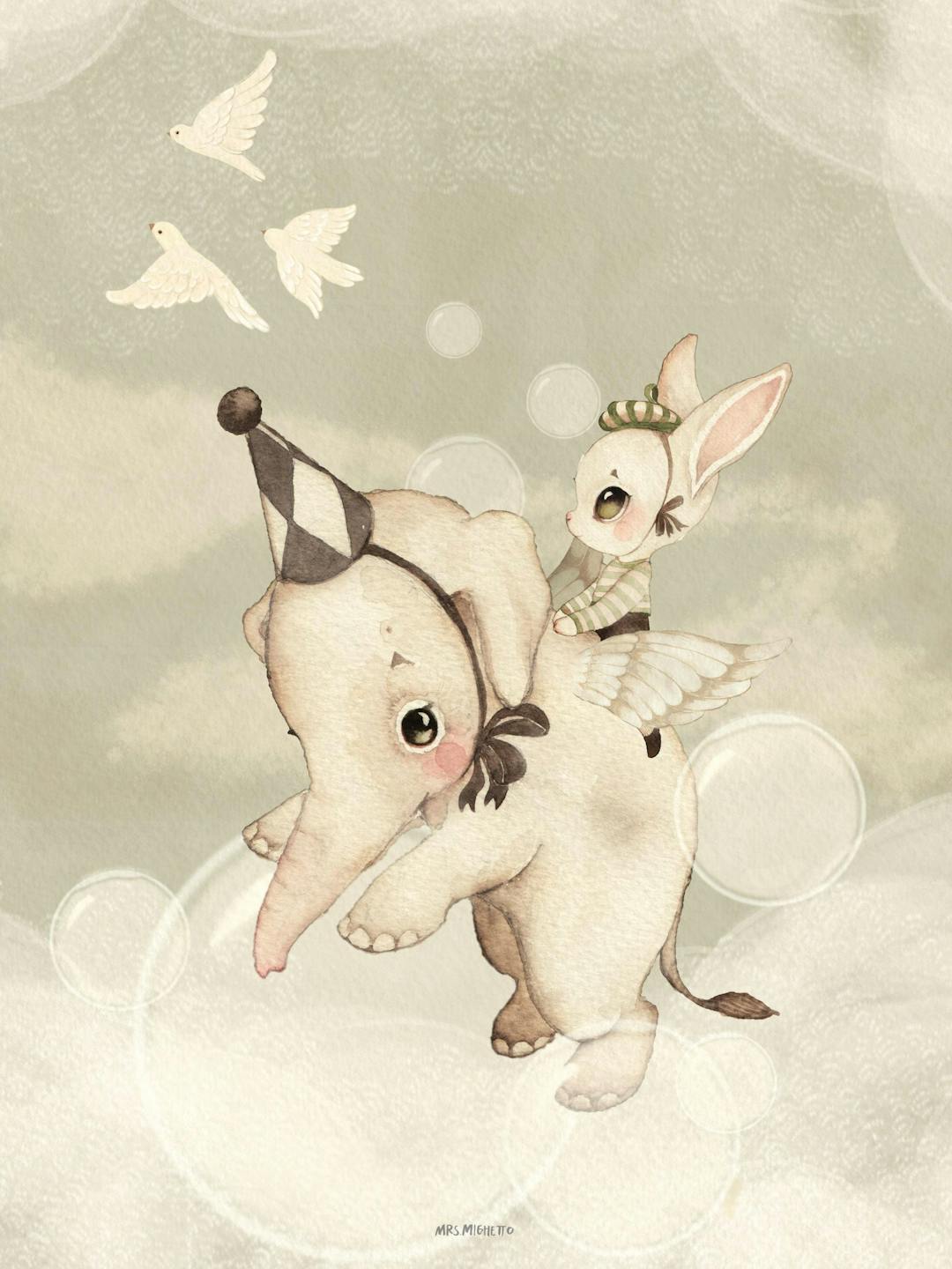 Mrs Mighetto Gallery Wall Prints – Cute Kids' Room Art | Desenio UK