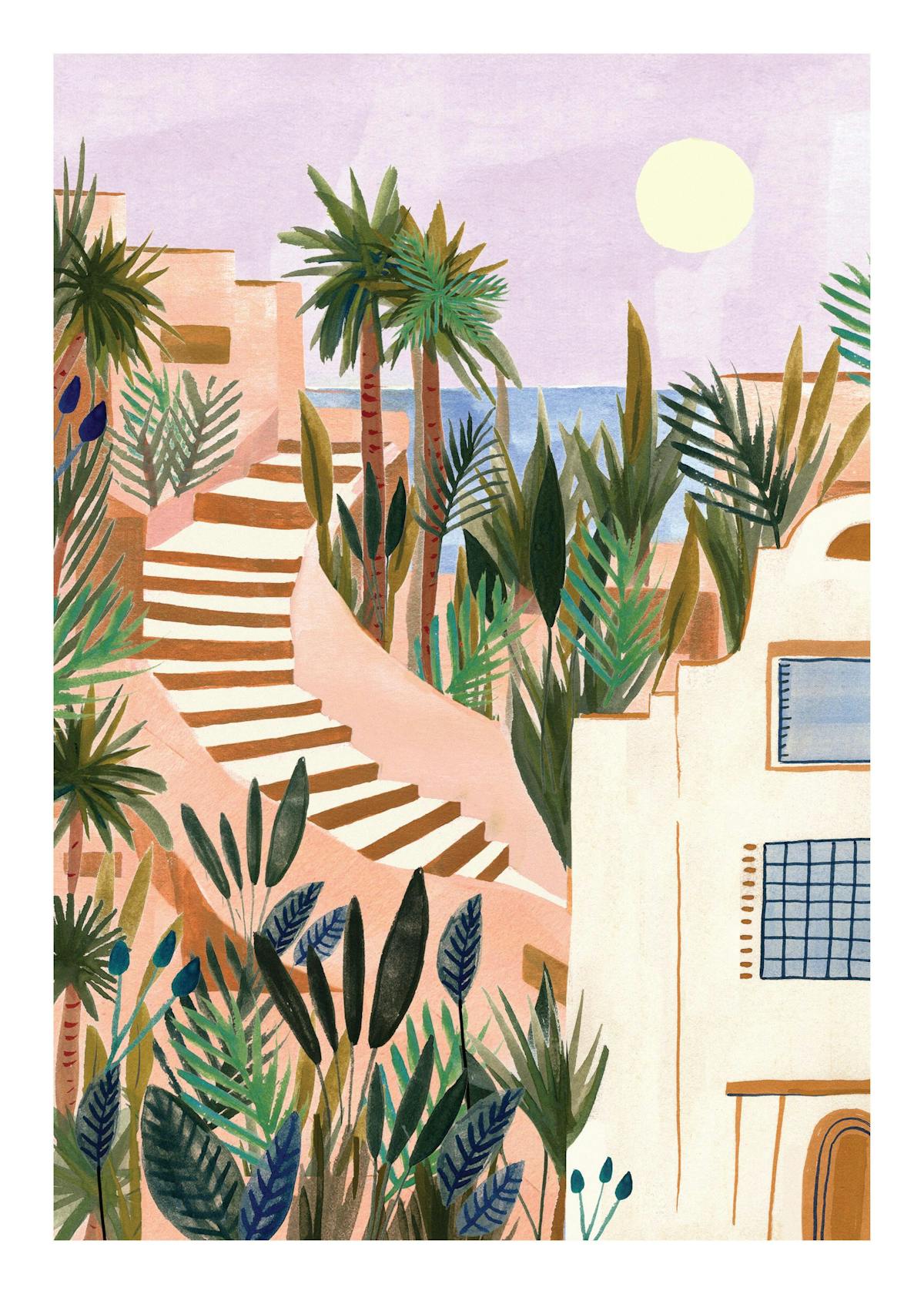 Kristian Gallagher - Summer Fern Print Poster | Desenio CA