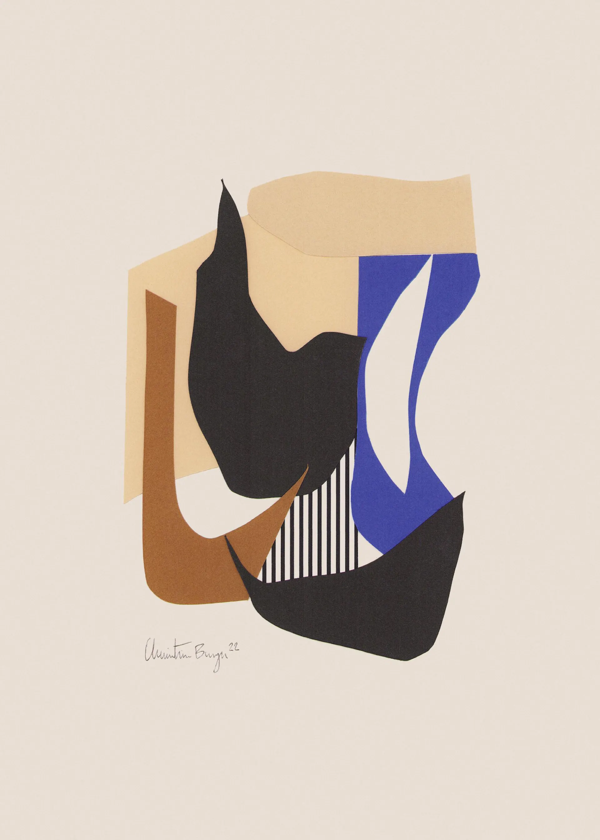 Little Detroit - Collage No.2 Plakat af Christine Brage | Desenio