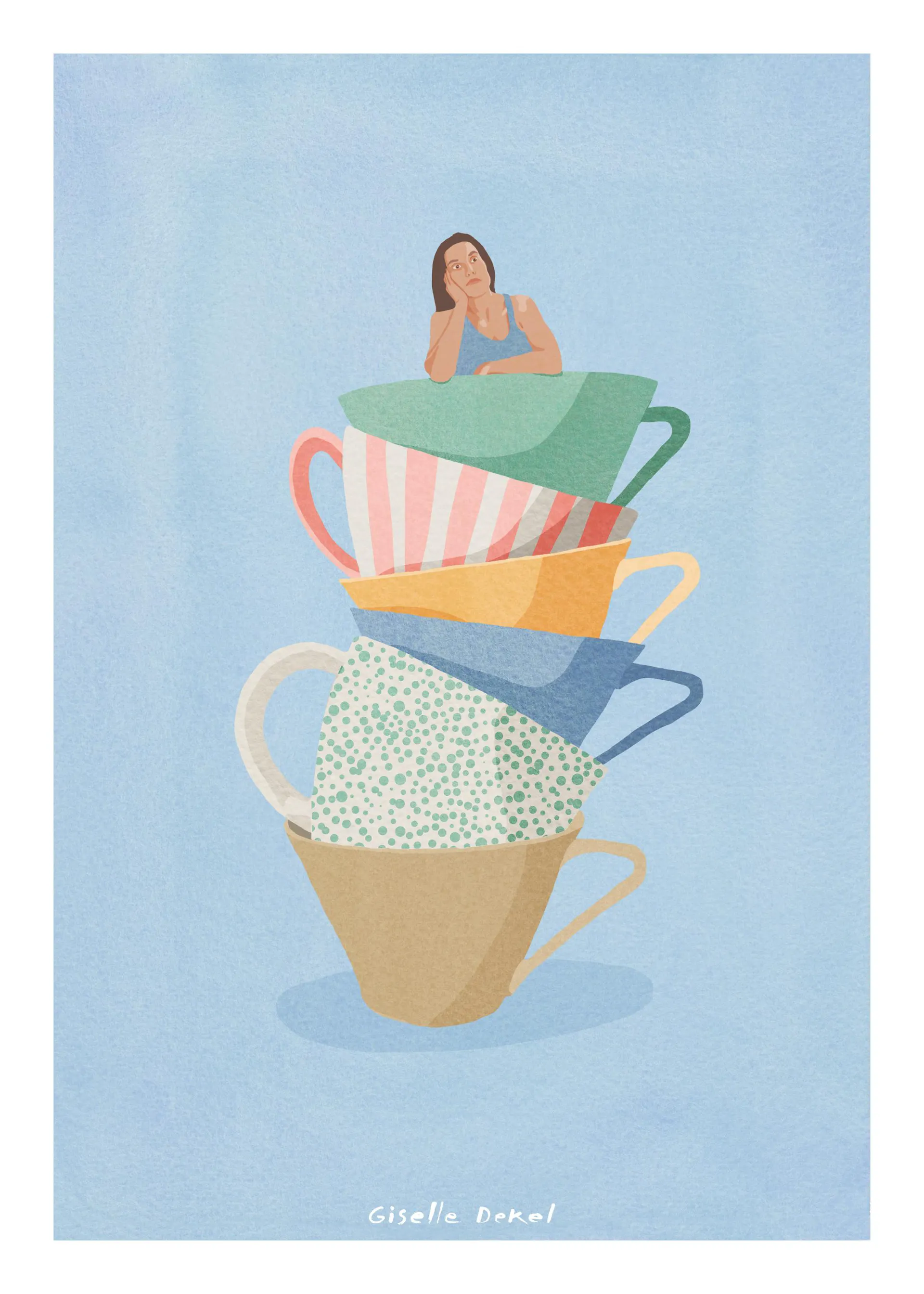 Sofia Larsson - Just Chillin' Canvas Print | Modern Wall Art Print