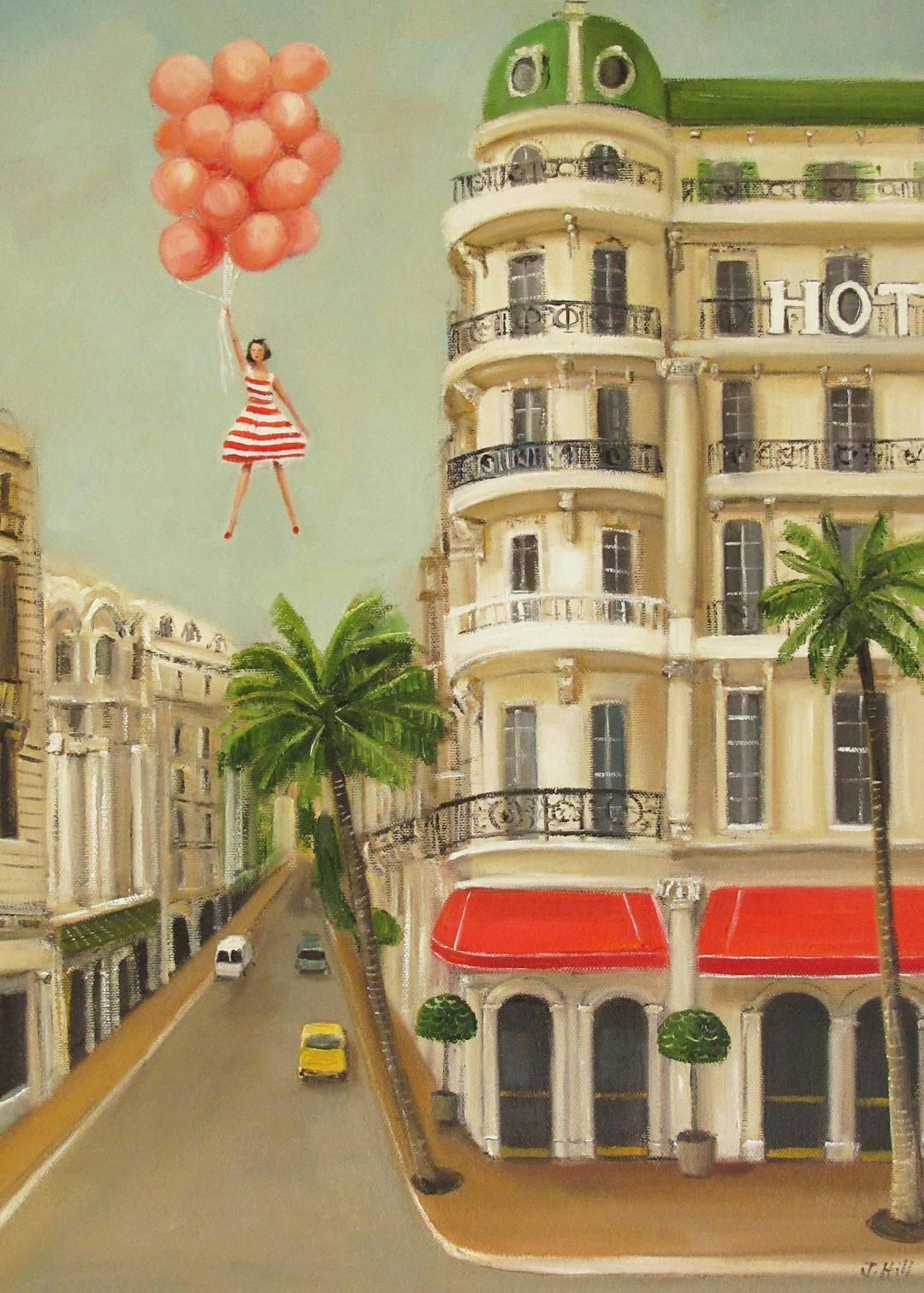 Affiche Britty Flynn - Palm Springs No1 | Art coloré et estival