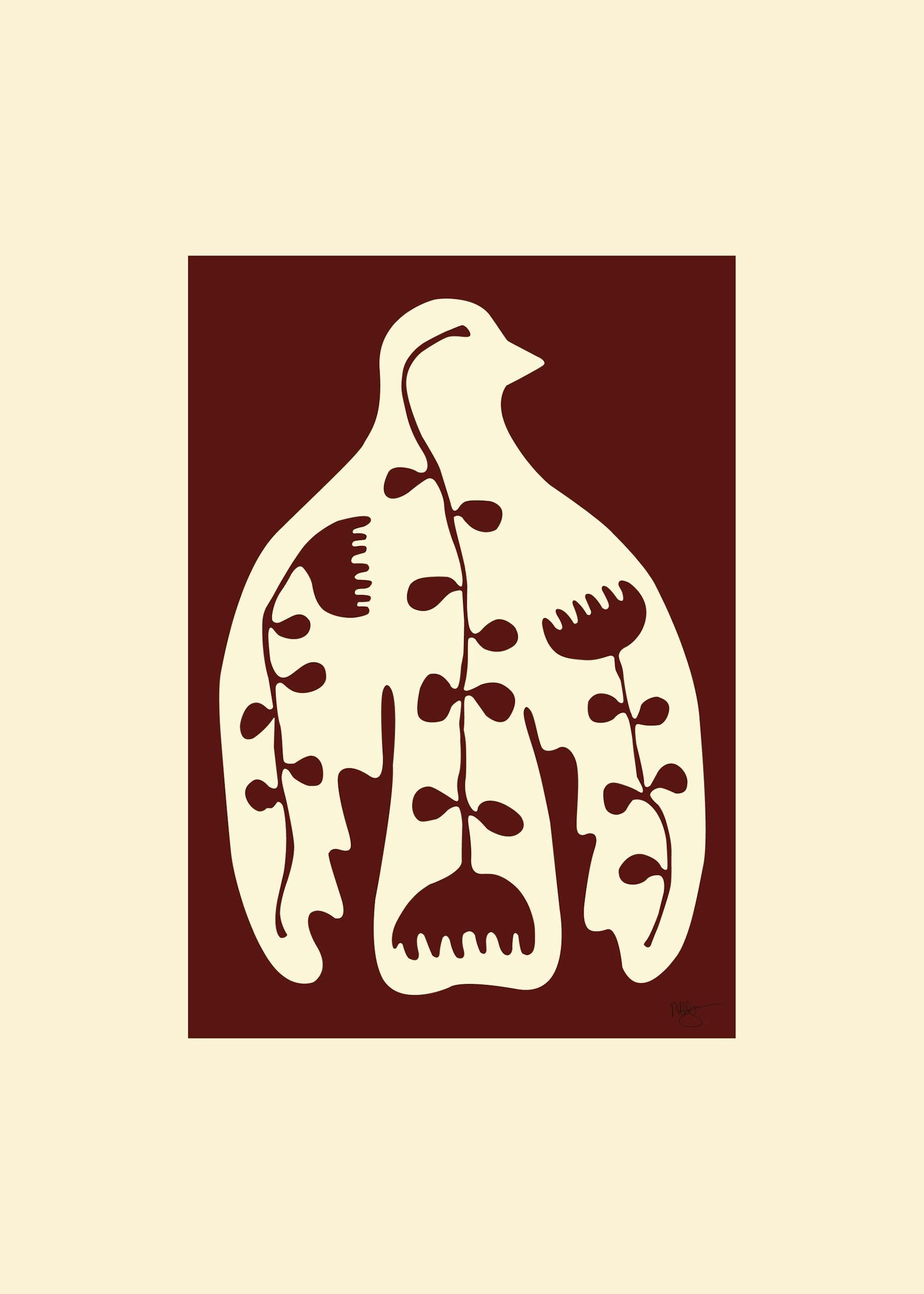 Mie & Him - People Plakat | Minimalistisk kunstplakat hos Desenio