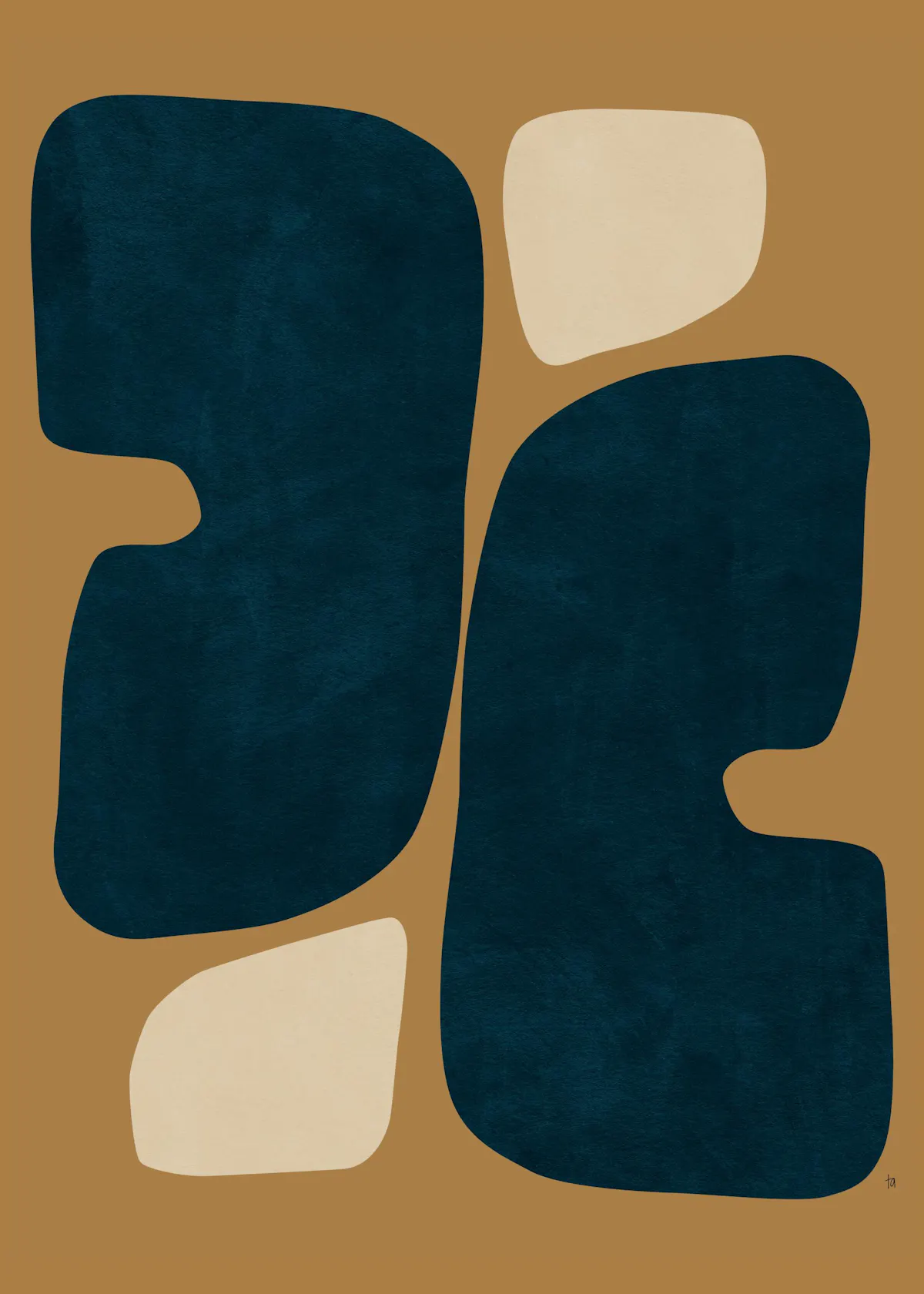 Berenice Hernandez - Azul Print | Botanical Wall Art Poster | Desenio