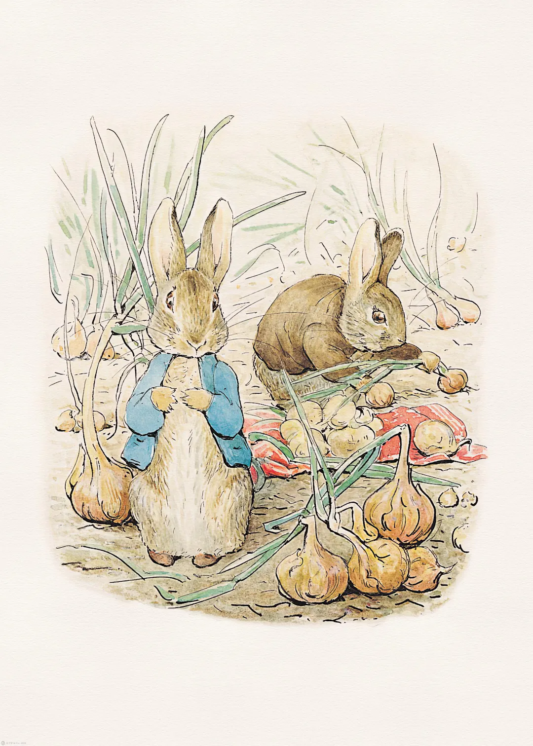 Peter Rabbit and Benjamin Bunny Print