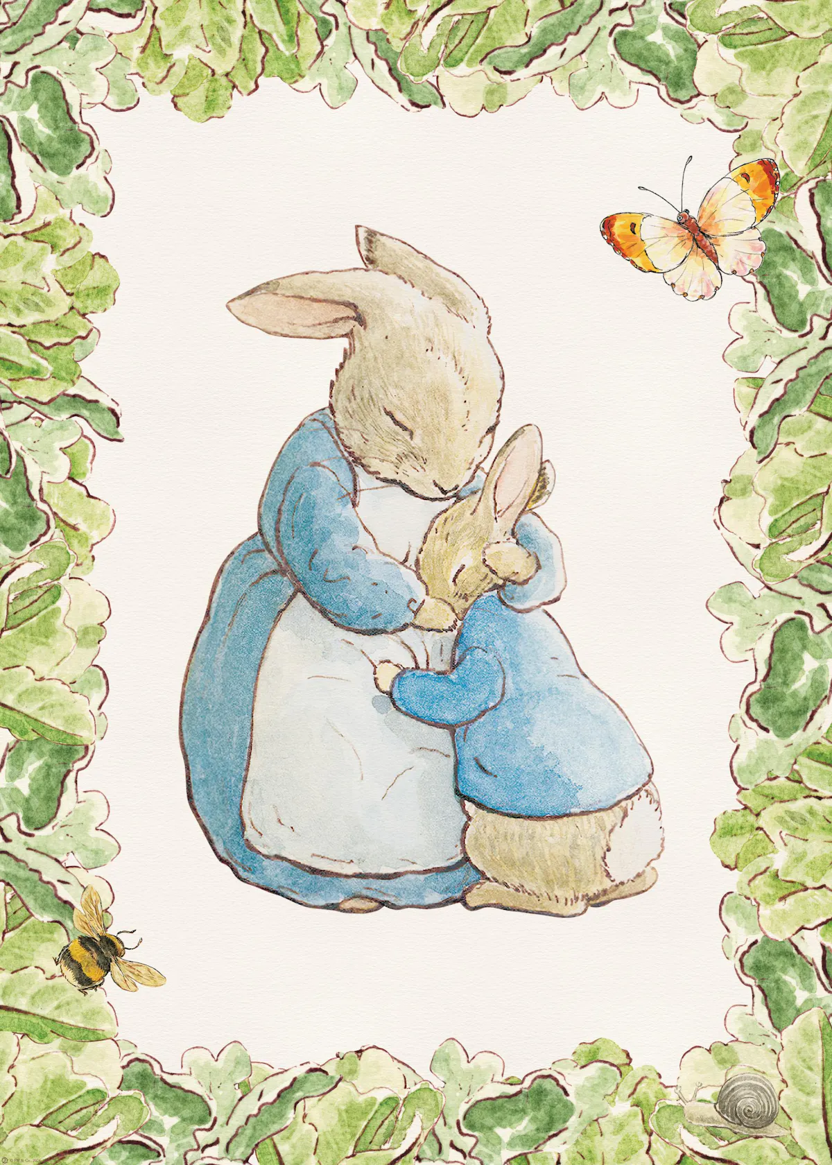 Peter Rabbit and Benjamin Bunny Print
