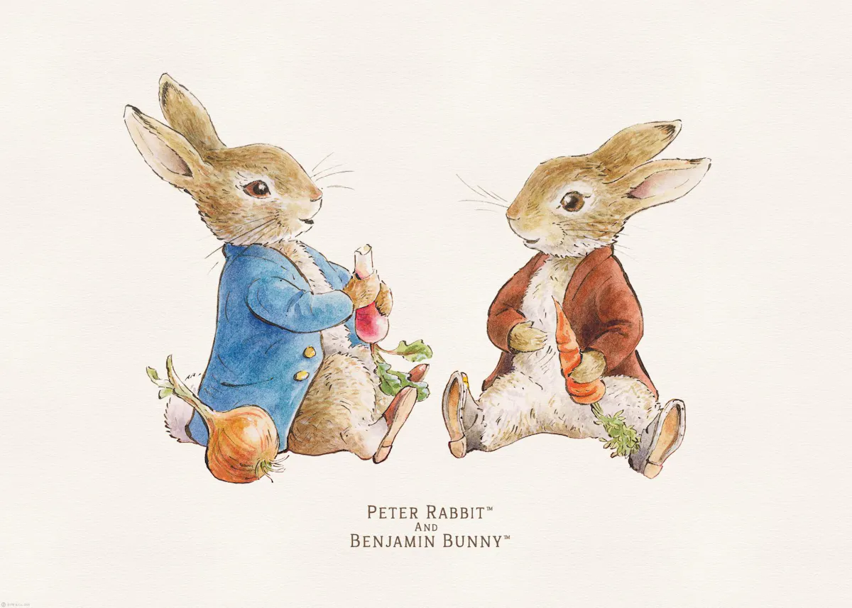 Peter Rabbit Characters Print