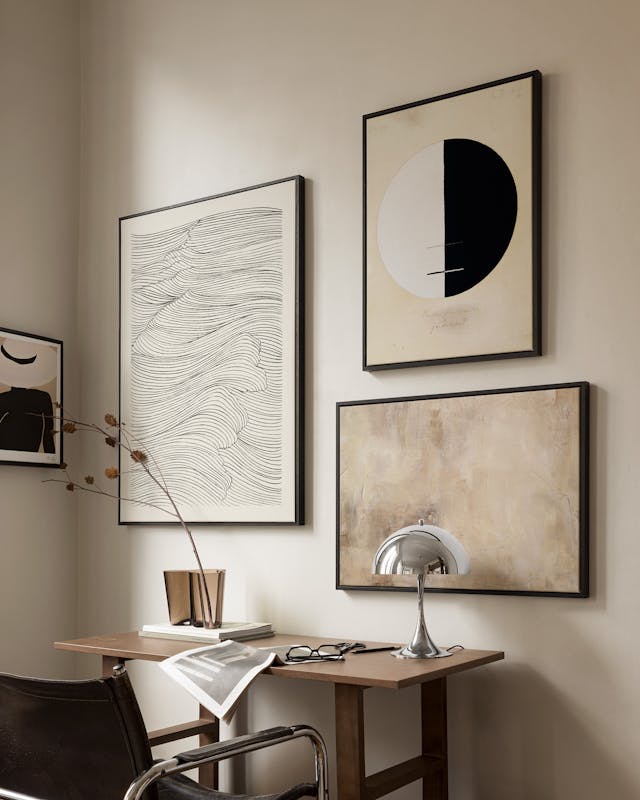 Abstract Minimalism gallery wall