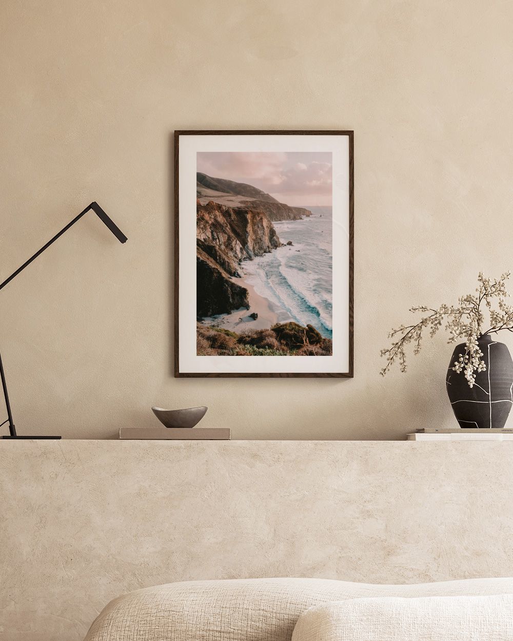 Big Sur Coastline Poster - Ocean cliffs - desenio.com